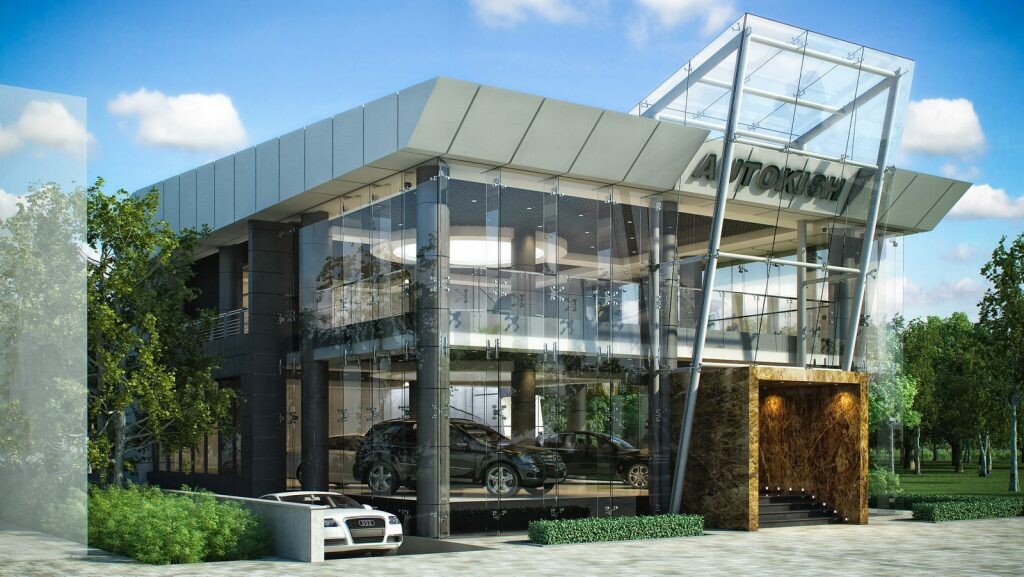 DATEC Studios - Exterior design car showroom