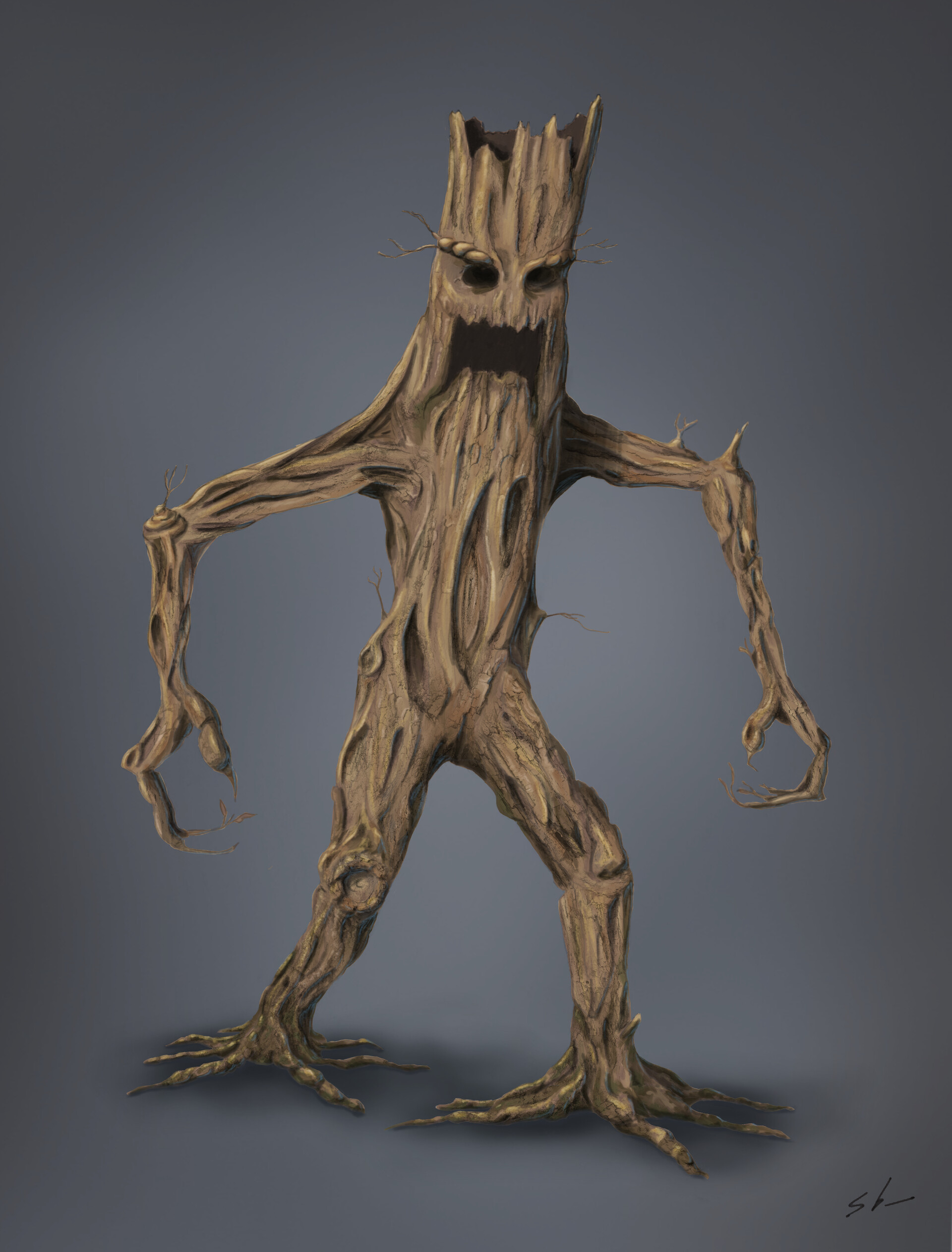 ArtStation - Tree Monster Concept