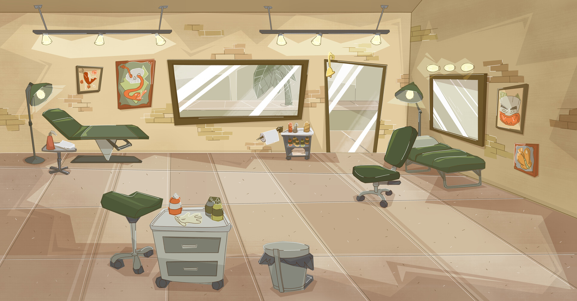 Daniela Friedrich - Background layout and painting for the 3rd season ...