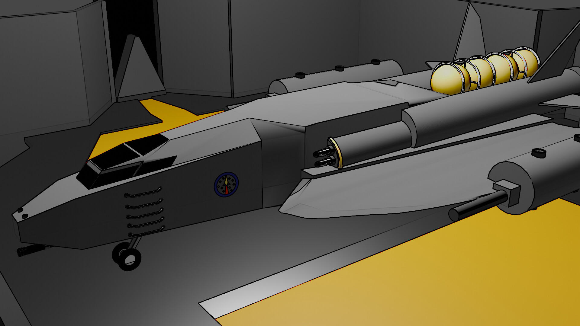 ArtStation - Space fighter/Attacker