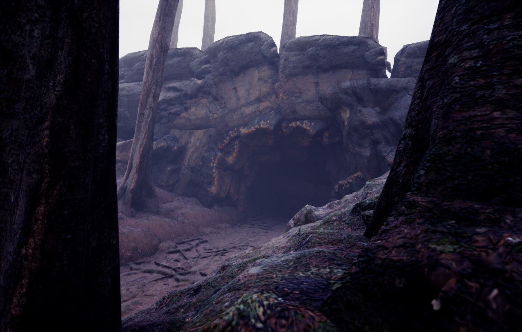 Rᴀᴋɪʙ Hᴏꜱꜱᴀɪɴ - Dark Cave made in UE4 ( VR )