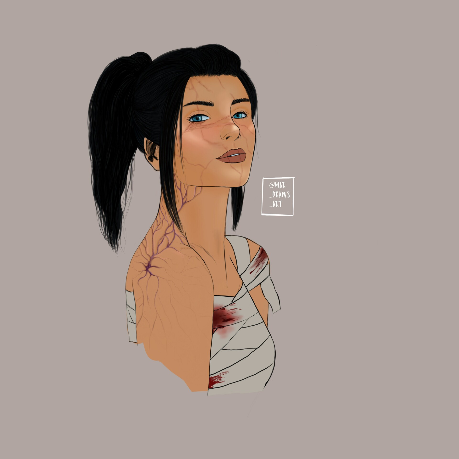 ArtStation - OC Character - Scars