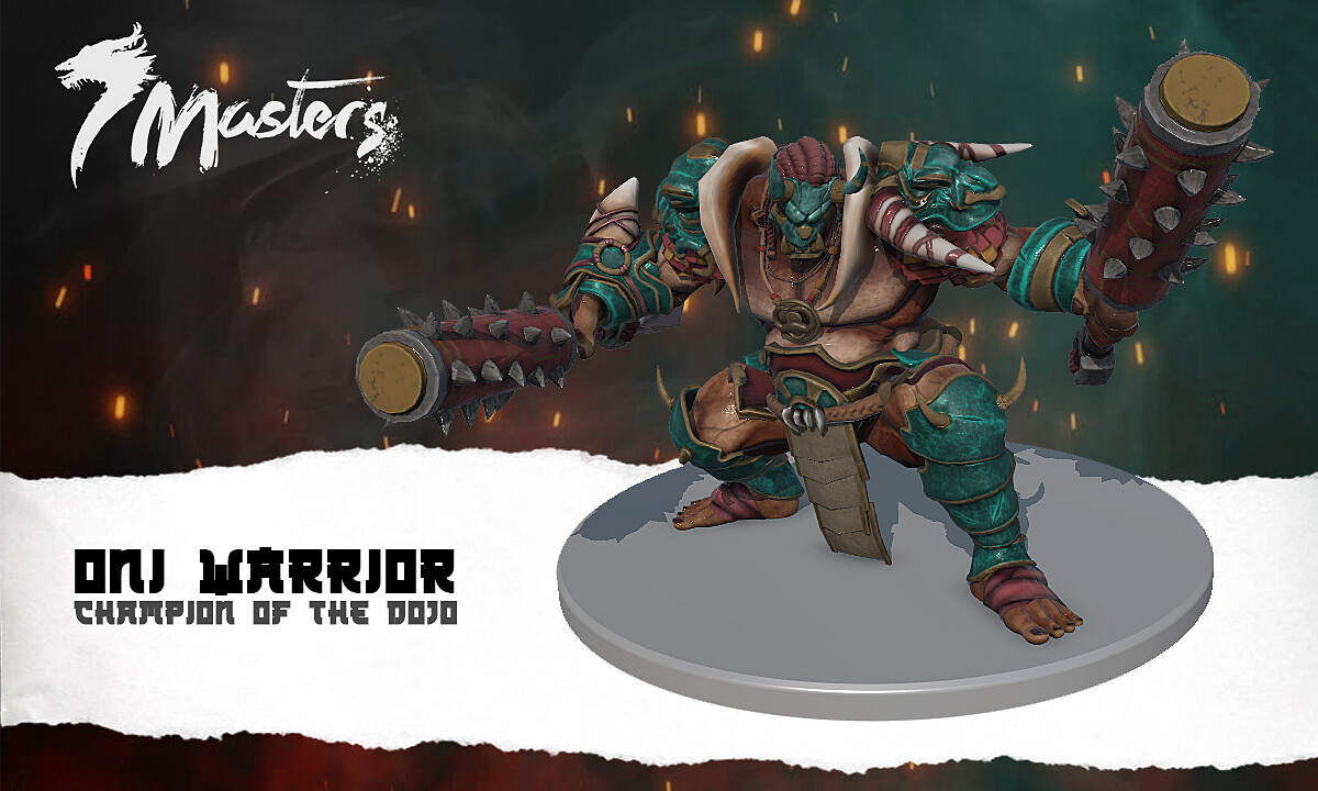 ArtStation - Oni Warrior