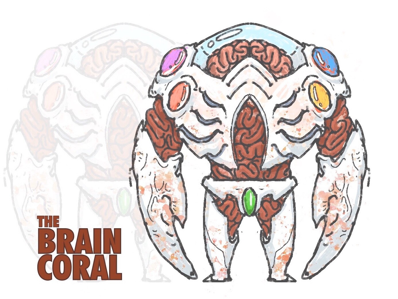ArtStation - The Brain Coral Weapon