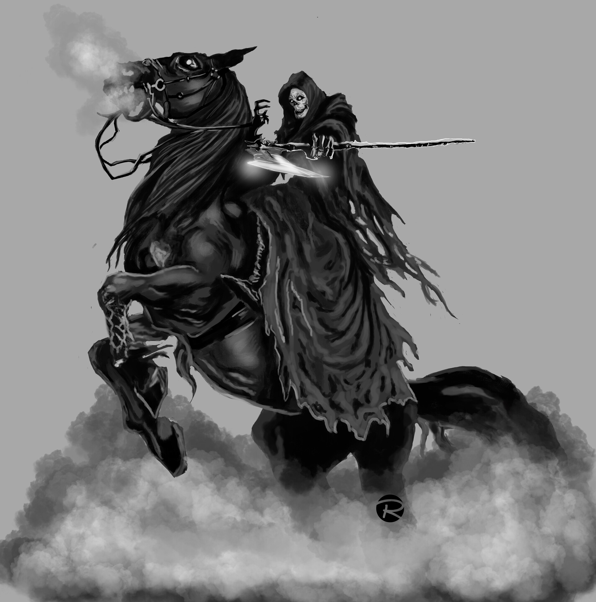 ArtStation - Death sketch