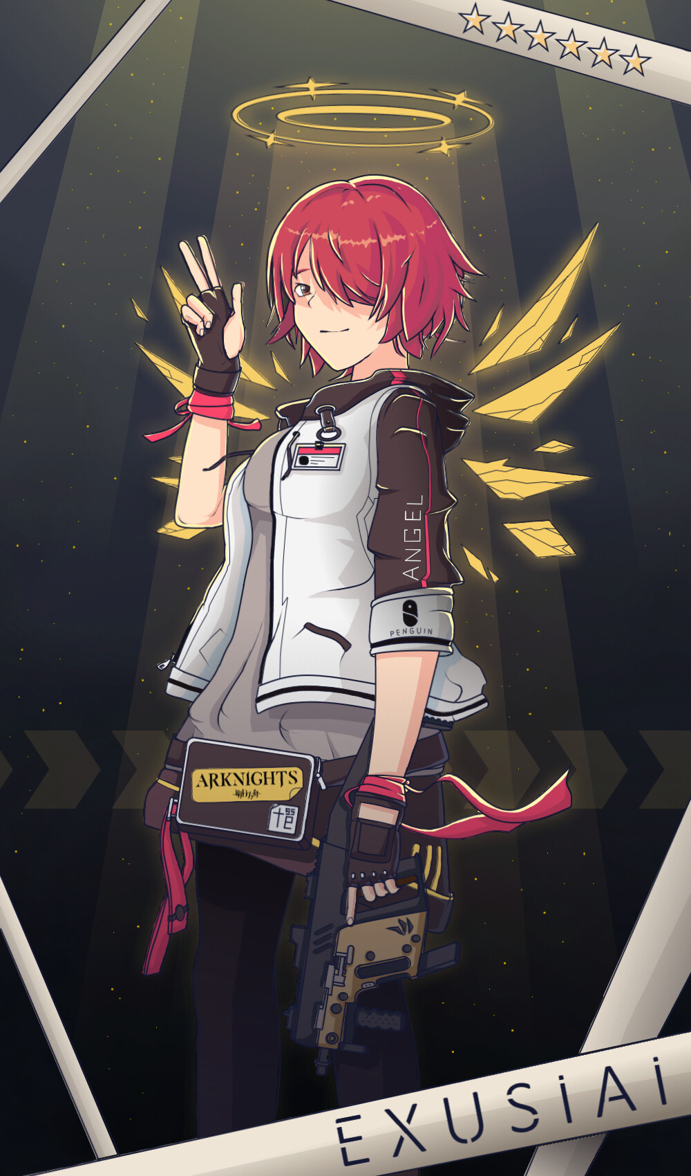 ArtStation - Exusiai (Arknights Fan-art)