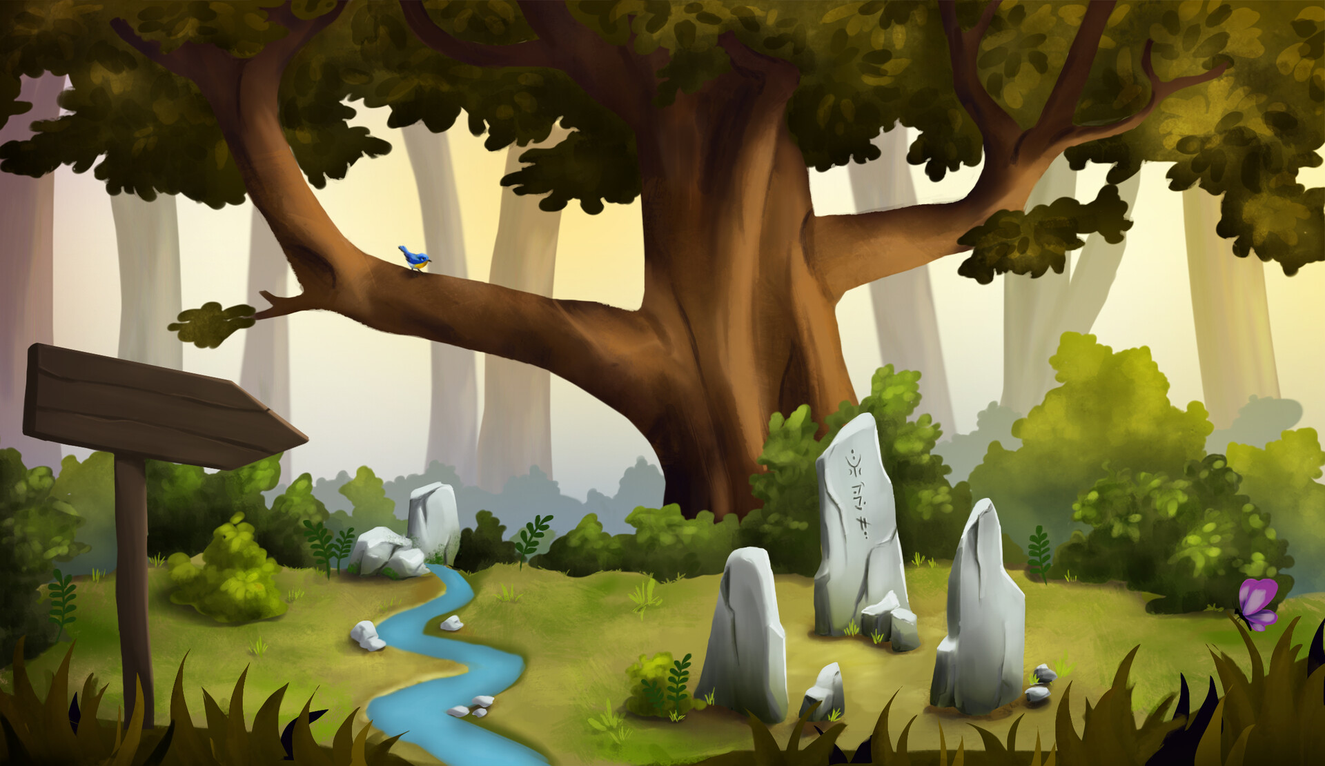 ArtStation - Mystical stones