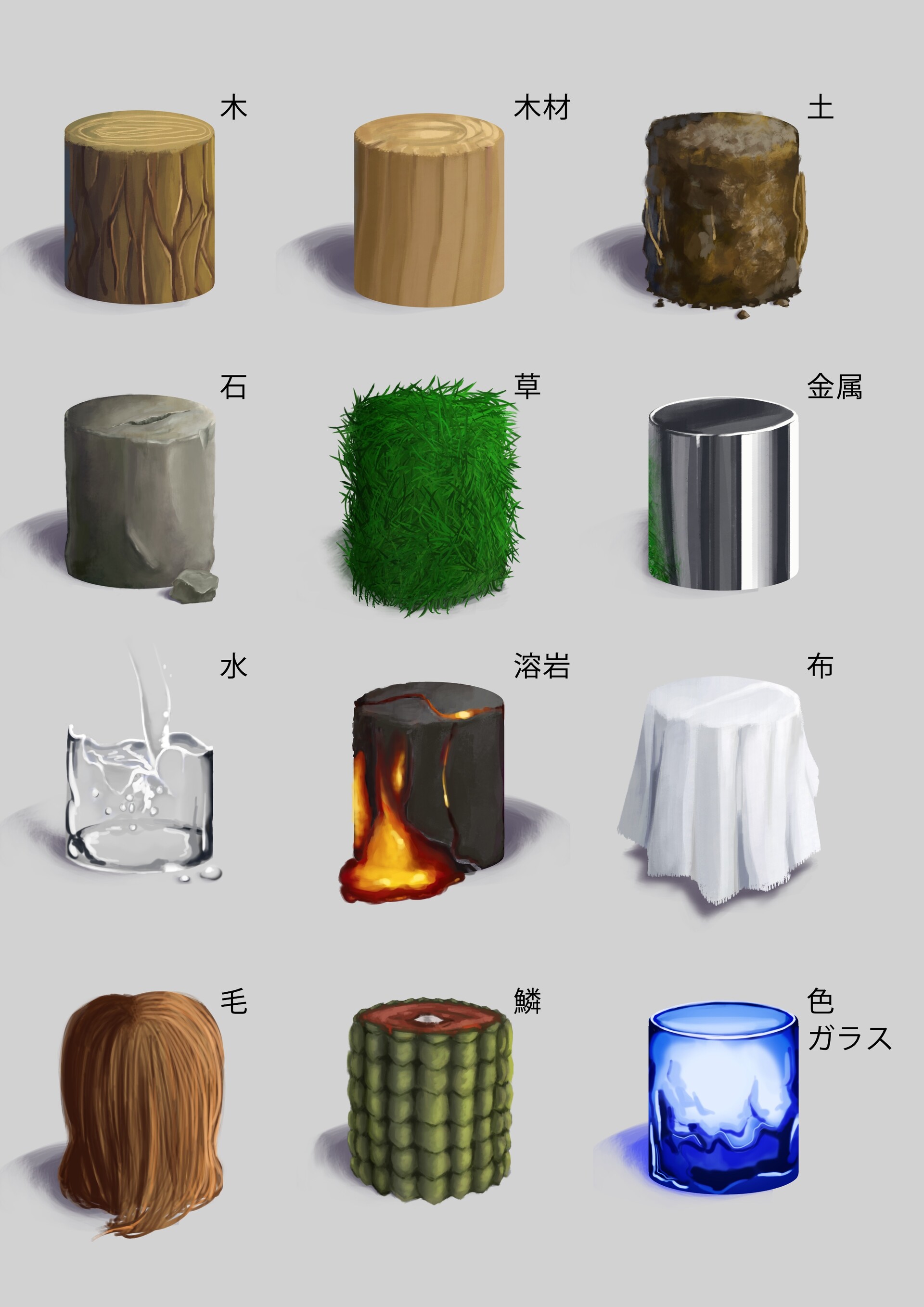 ArtStation - practice of material