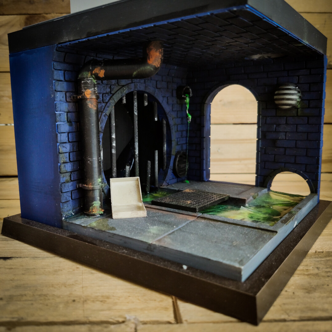 Fr3d @The3Dprinting - TNMT Diorama for Weksters Mini Figurines