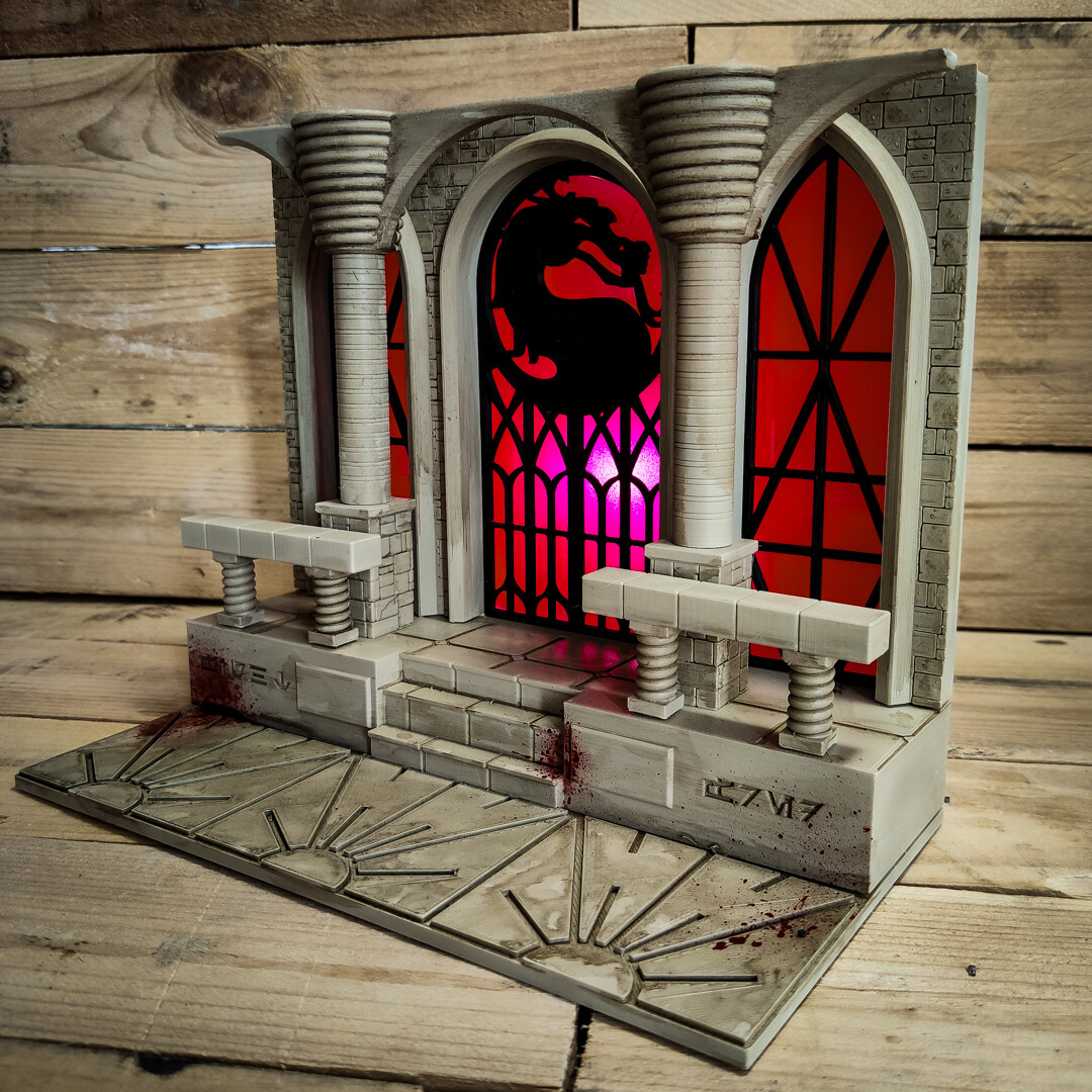Fr3d @The3Dprinting - Mortal Kombat Diorama for Wekster Mini Figurine