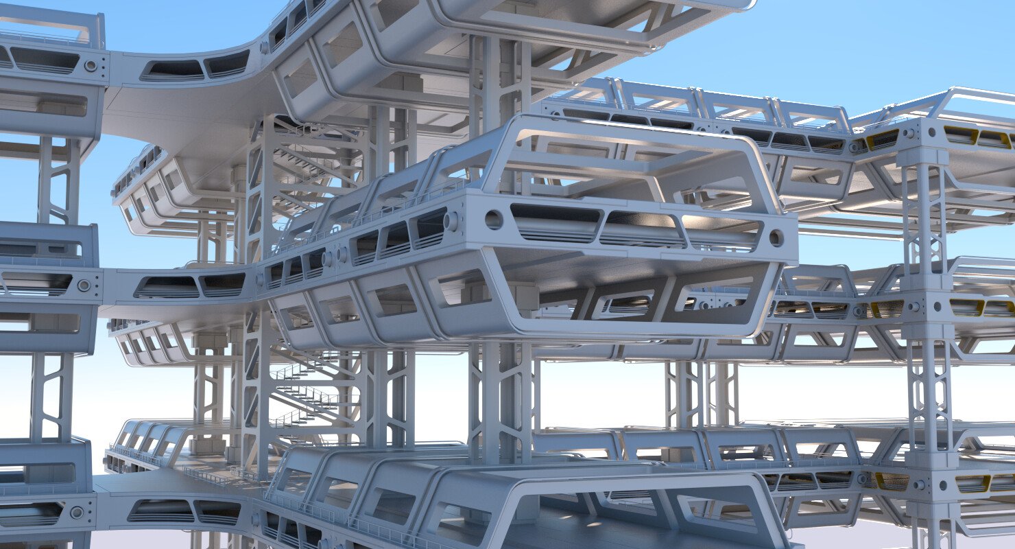 Giimann . - Procedural Sci Fi Modular Structure