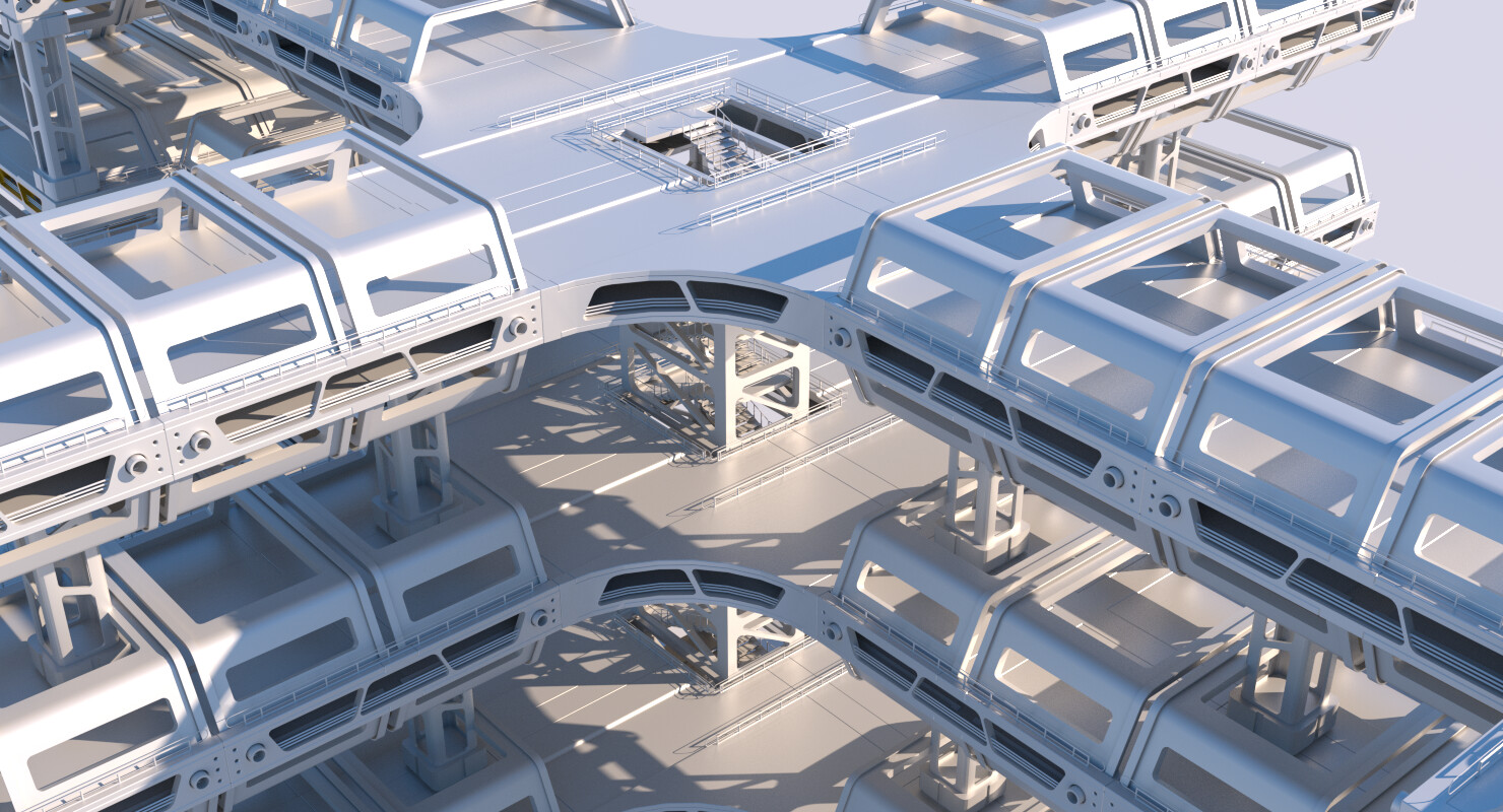 Giimann . - Procedural Sci Fi Modular Structure