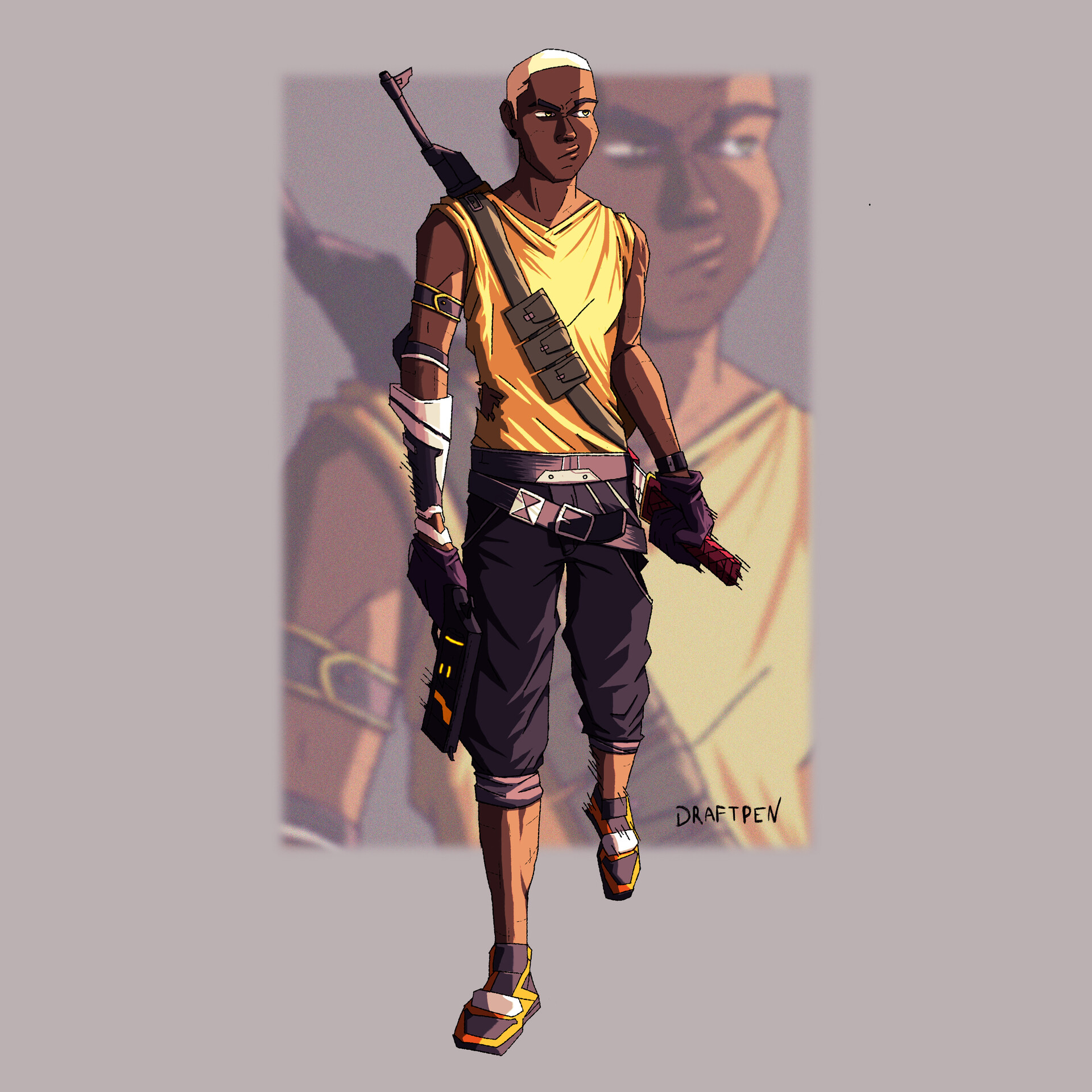 ArtStation - Jimmy Velcoro Cyberpunk character