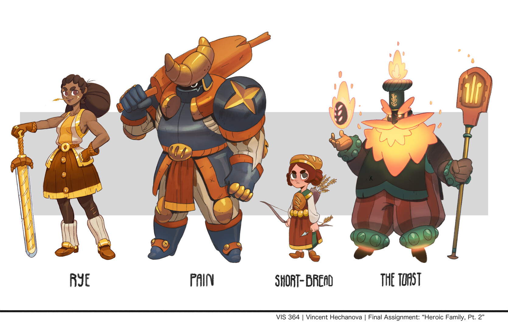 ArtStation - Bread Warriors