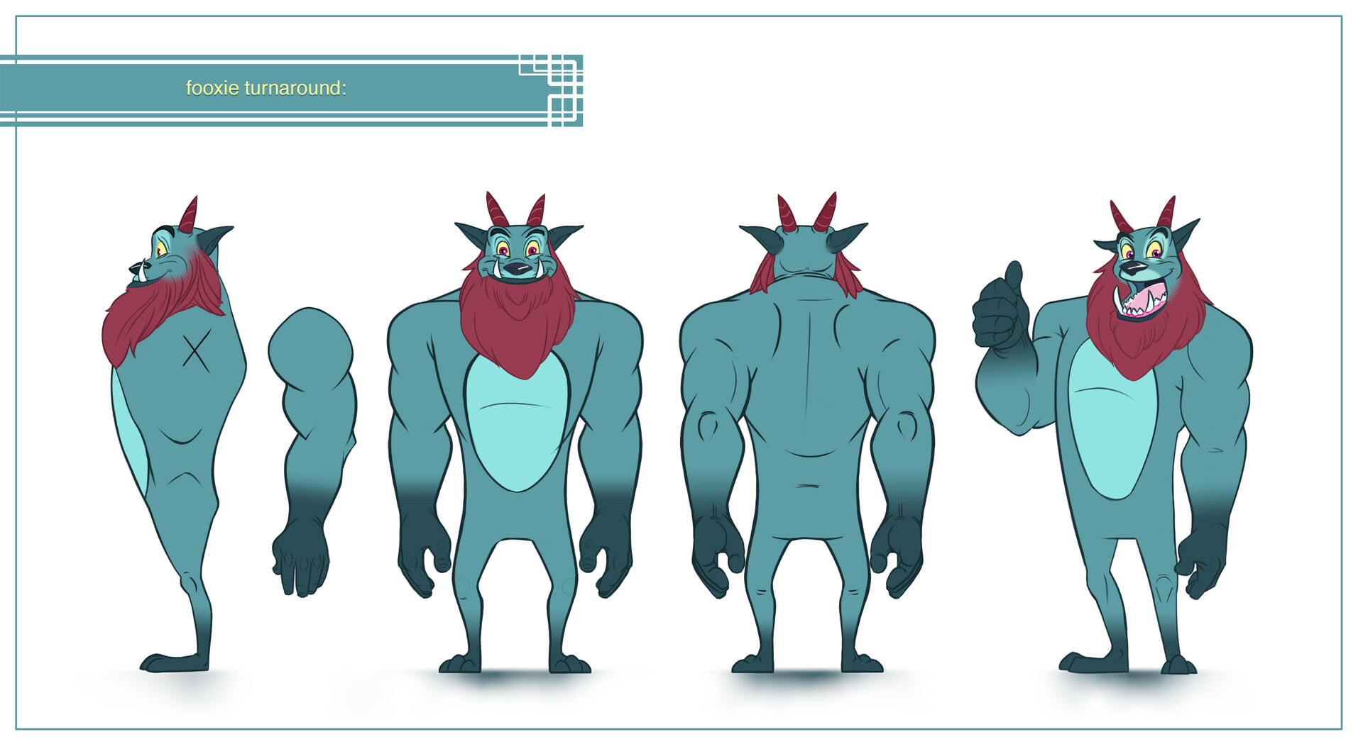 ArtStation - Fooxie - Turnaround