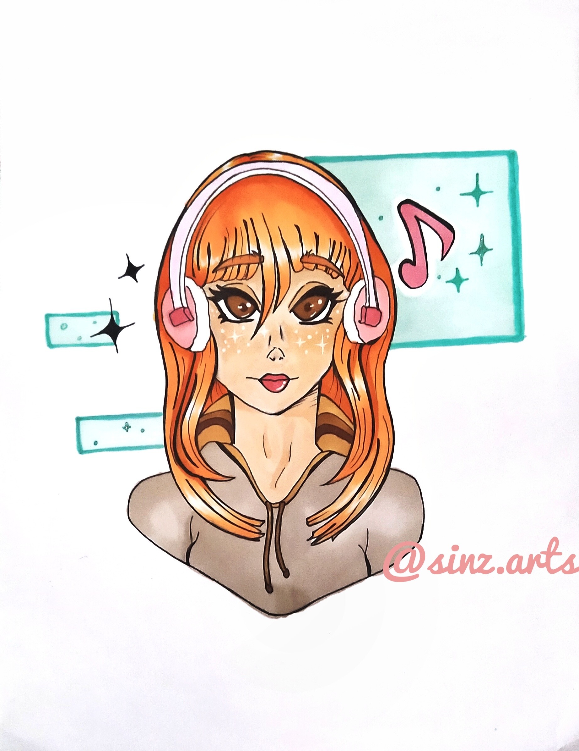 ArtStation - Music girl