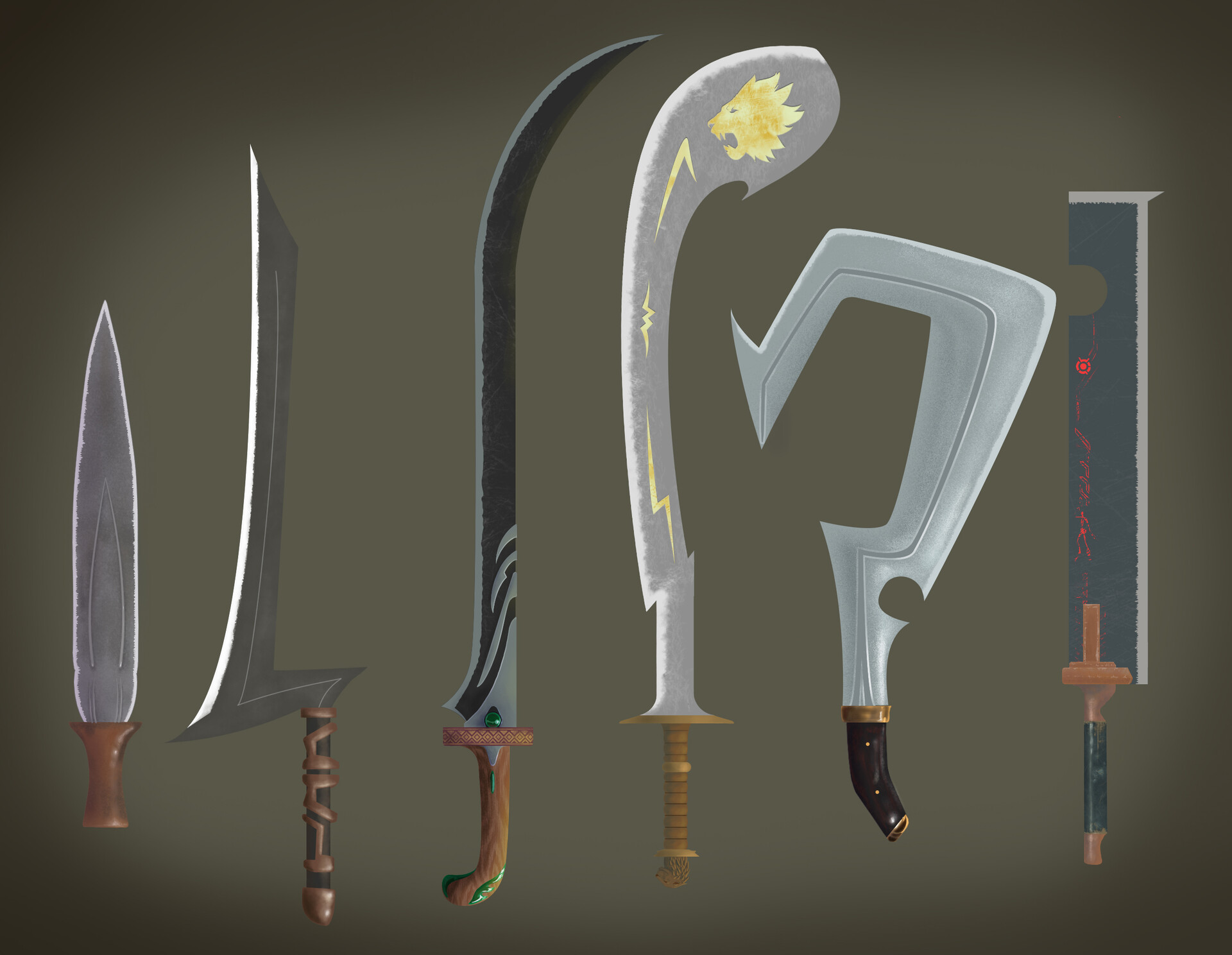 ArtStation - The Swords of Chau'De