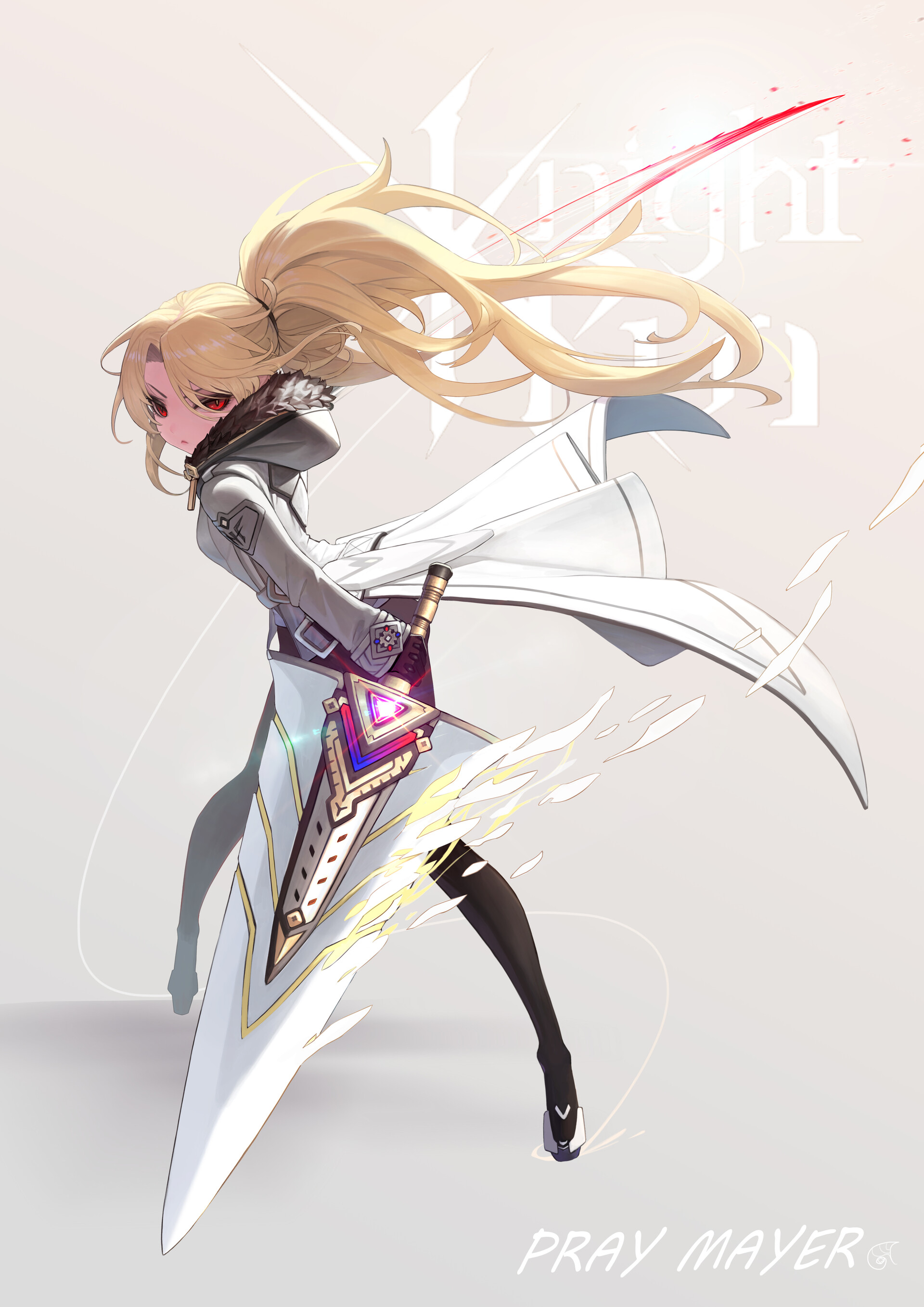 ArtStation - Knight Run Pray Mayer Version white