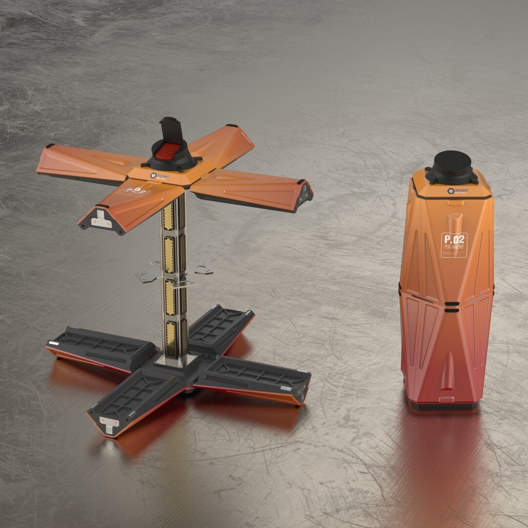 ArtStation - P.02 Non-nuclear electromagnetic pulse grenade