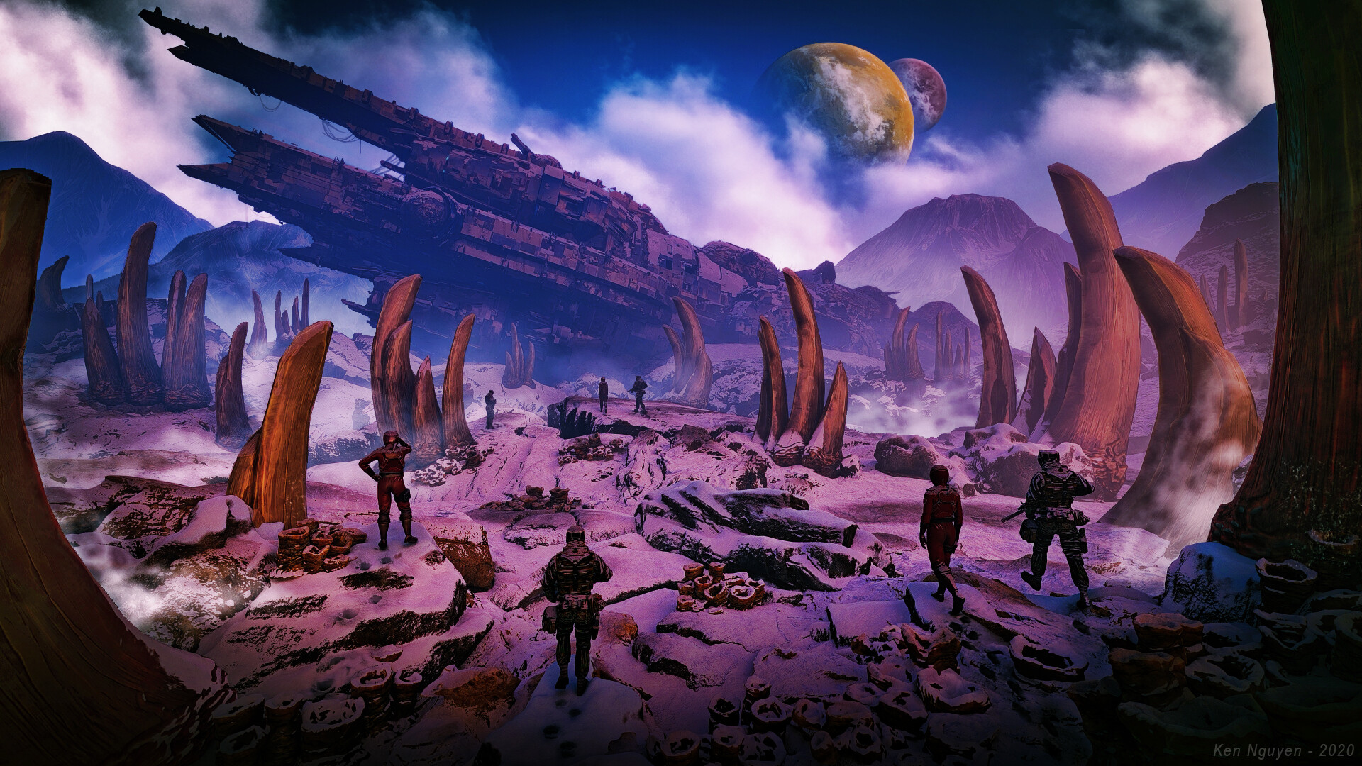 Ken Nguyen - Exploring New Worlds - Crashed Ship