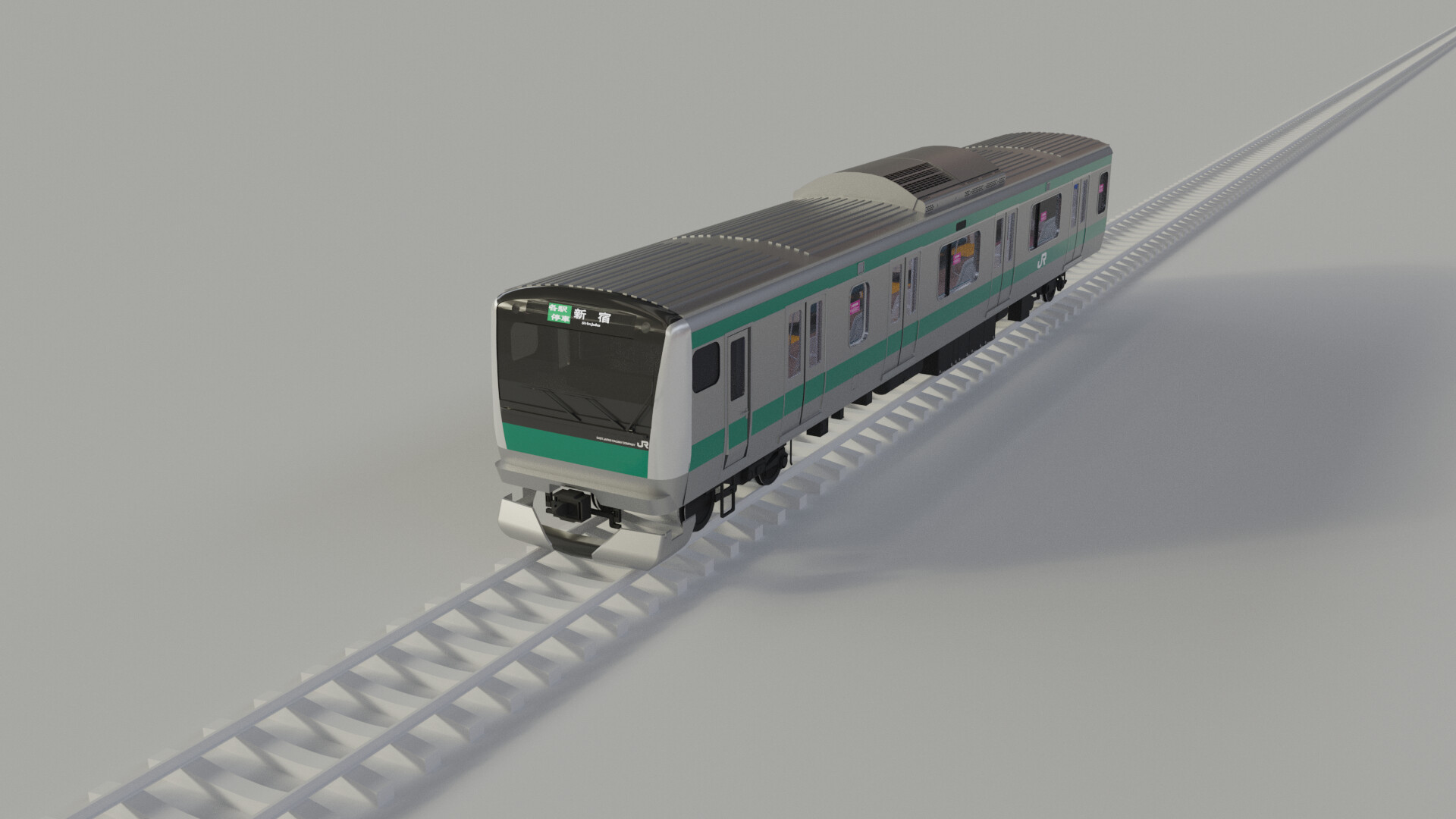 ArtStation - JR East KUHA E233系 WIP