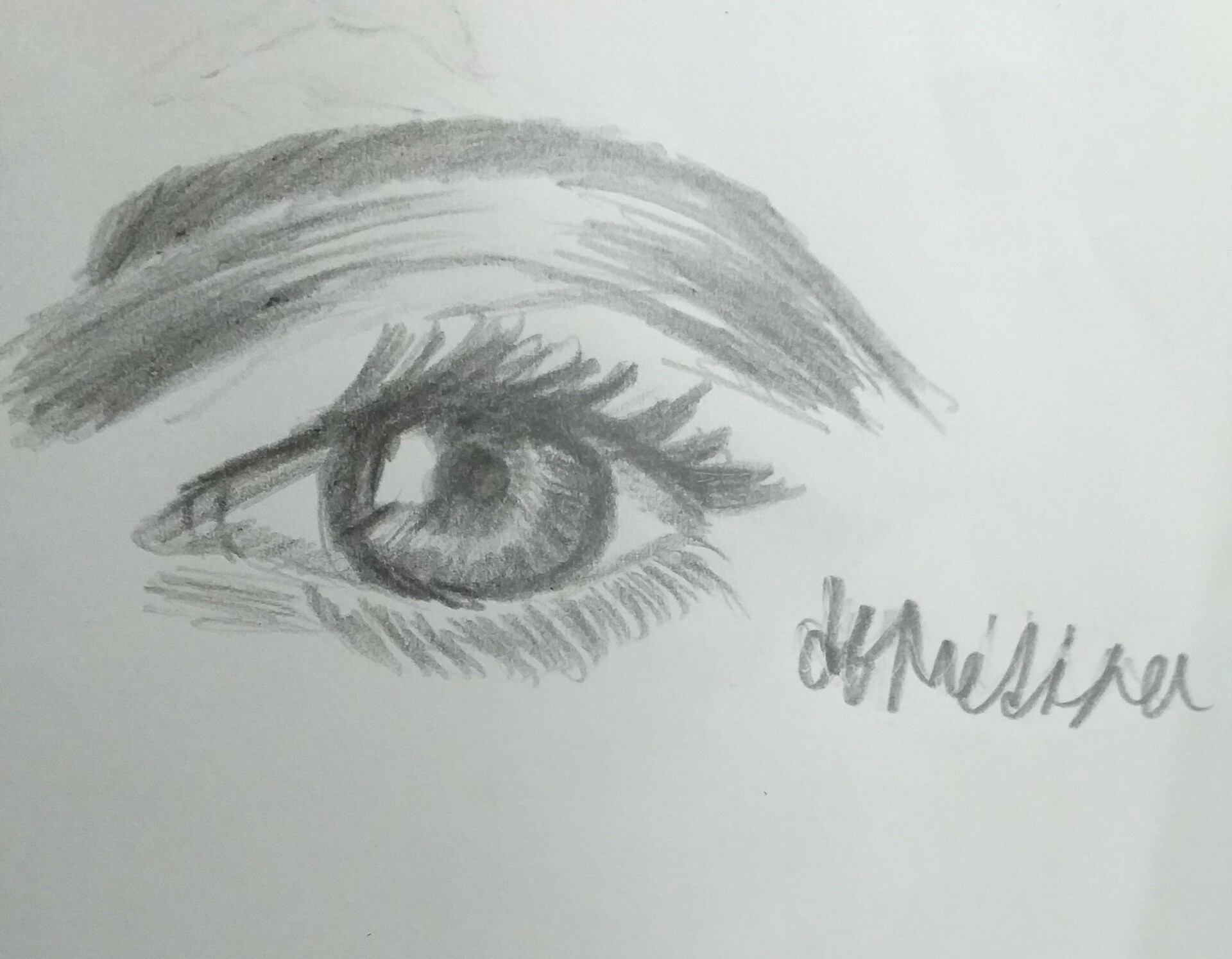 ArtStation - Realistic eye drawing