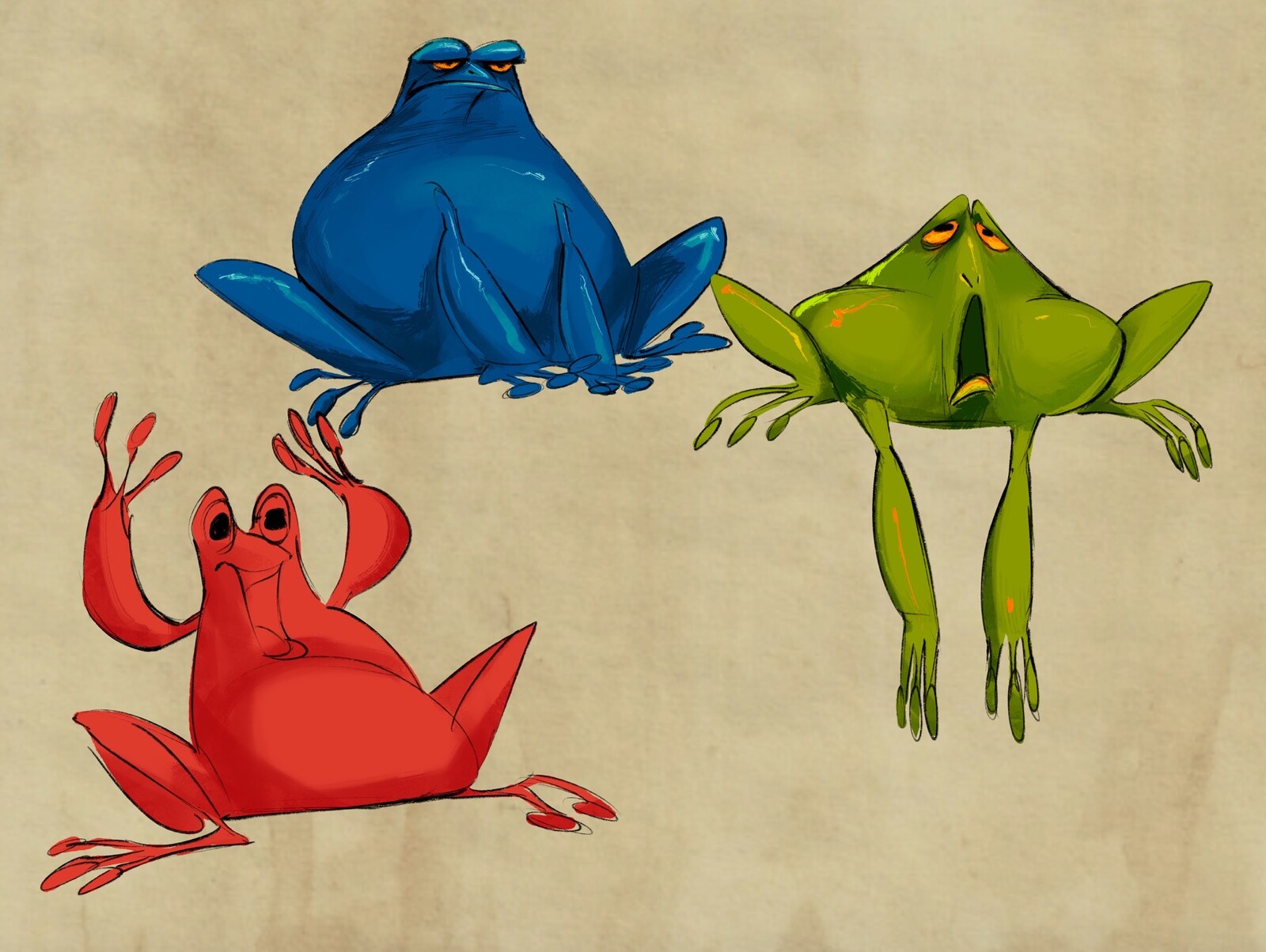 Angelina Yanushkevich - Fantasy toad character design