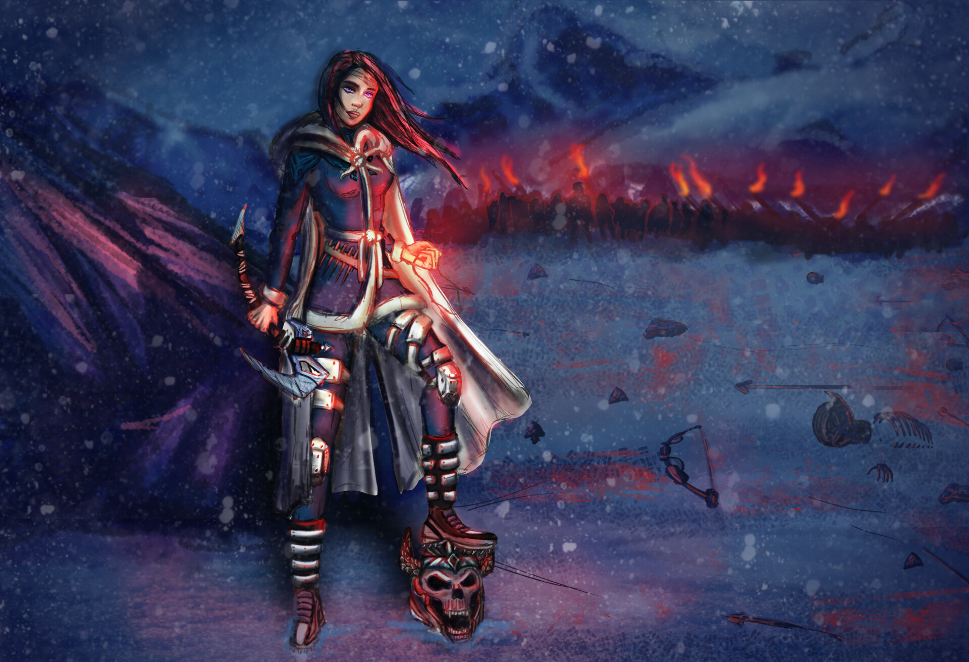 ArtStation - Snow warrior