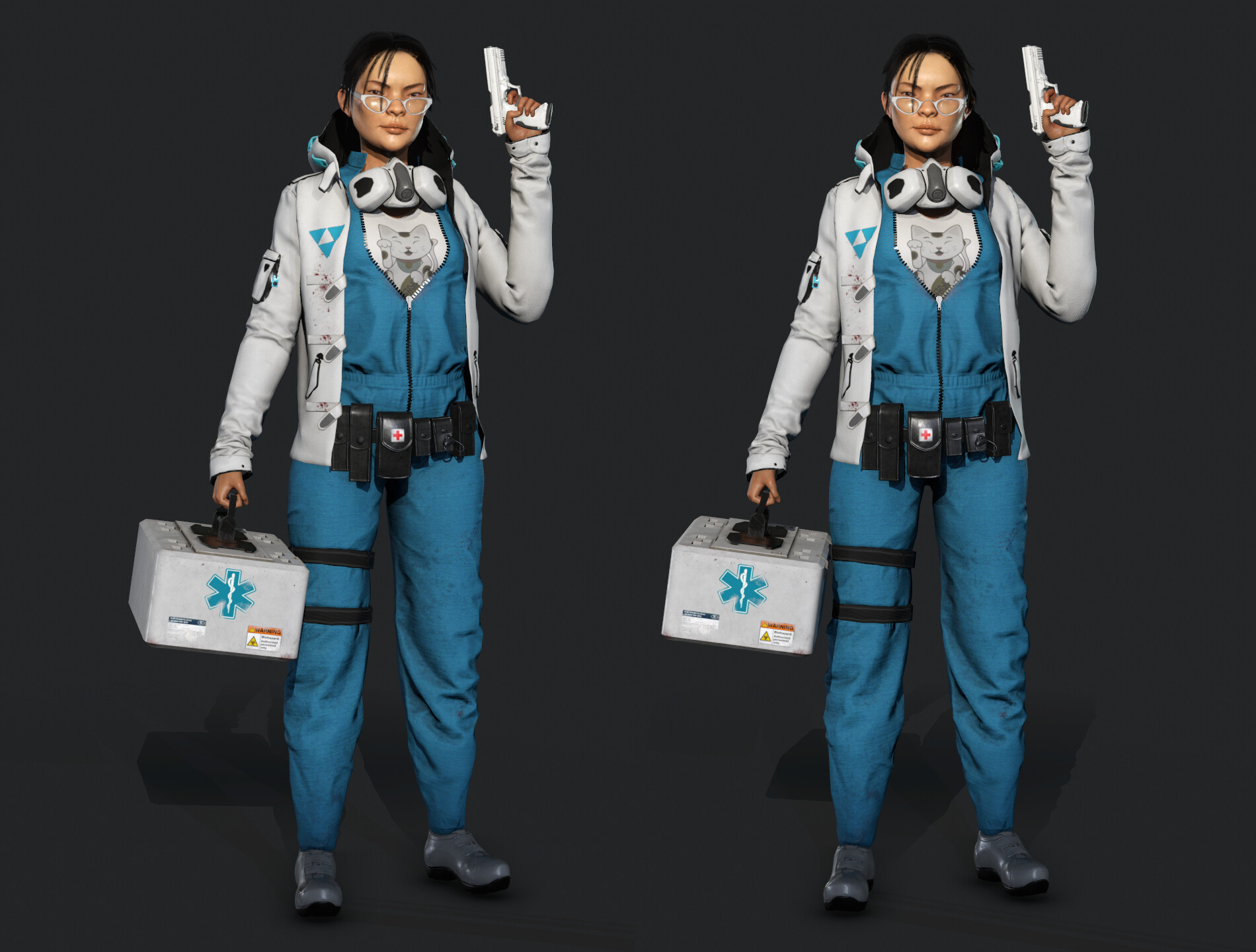 Keith Lai - Street Medic - (low poly character)