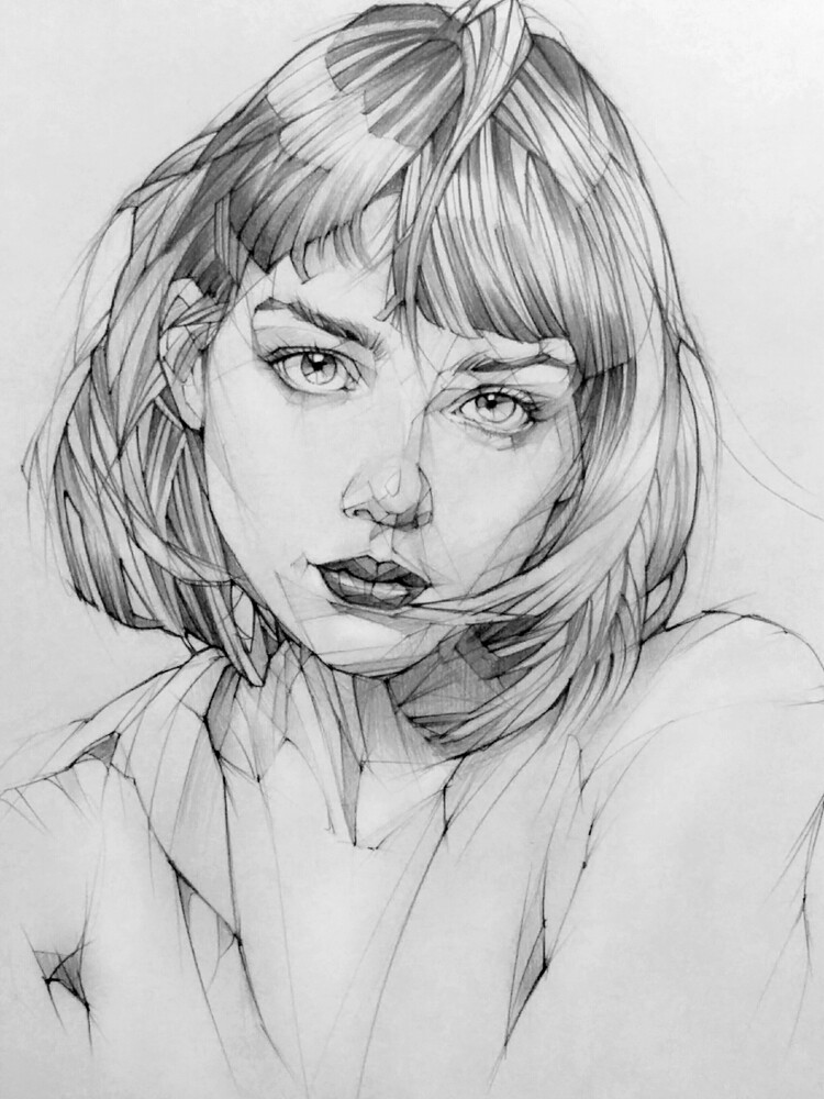 ArtStation - pencil drawing portrait Toh-Yasu藤保 #100
