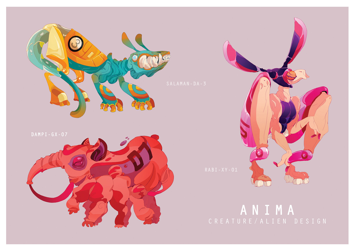 ArtStation - ANIMA // Creature/Alien Design