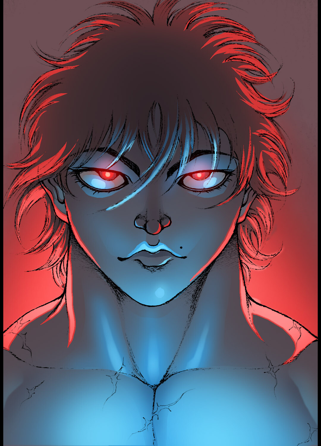 ArtStation - baki cover i colored as practice