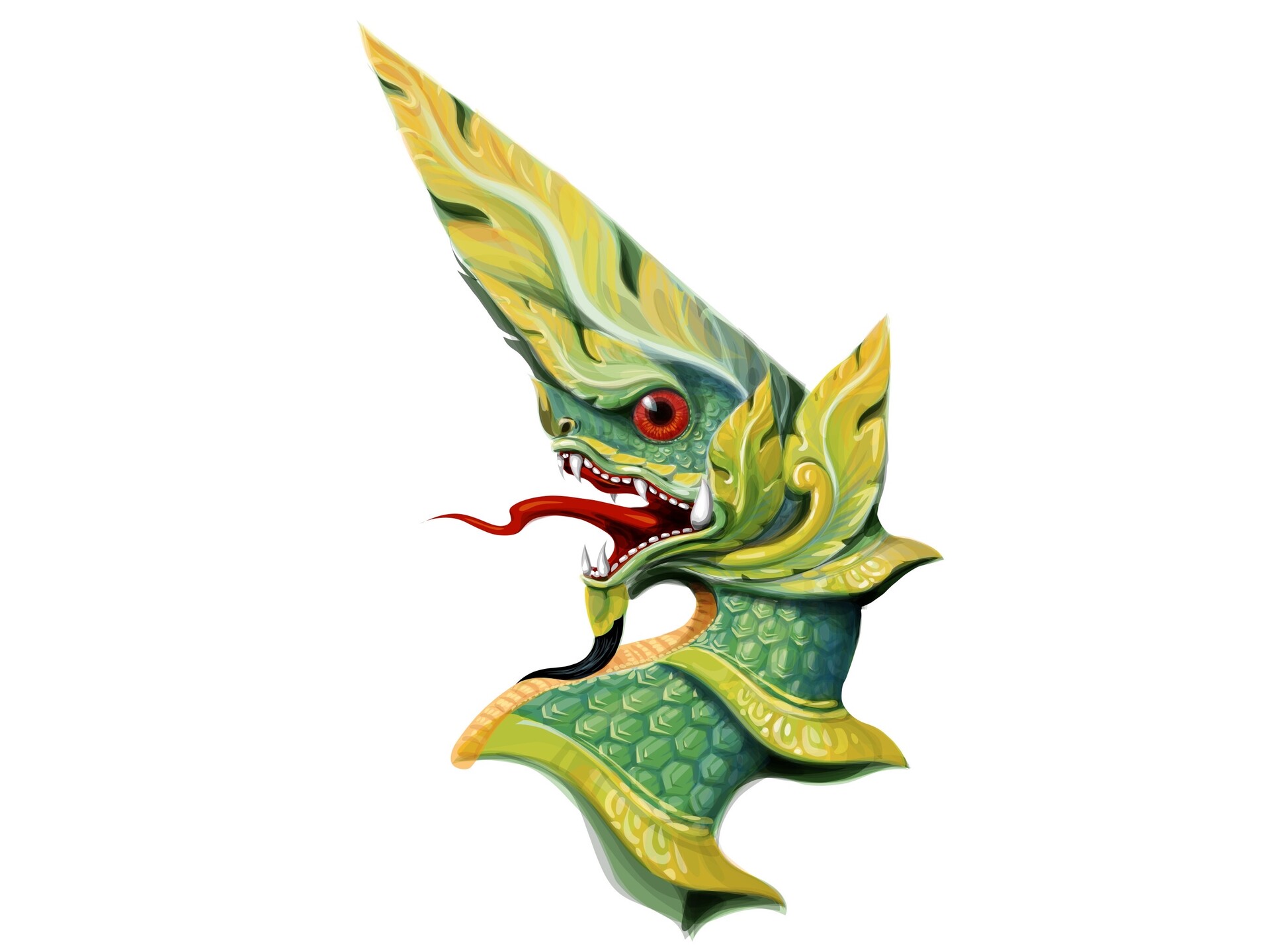 ArtStation - Myanmar Dragon