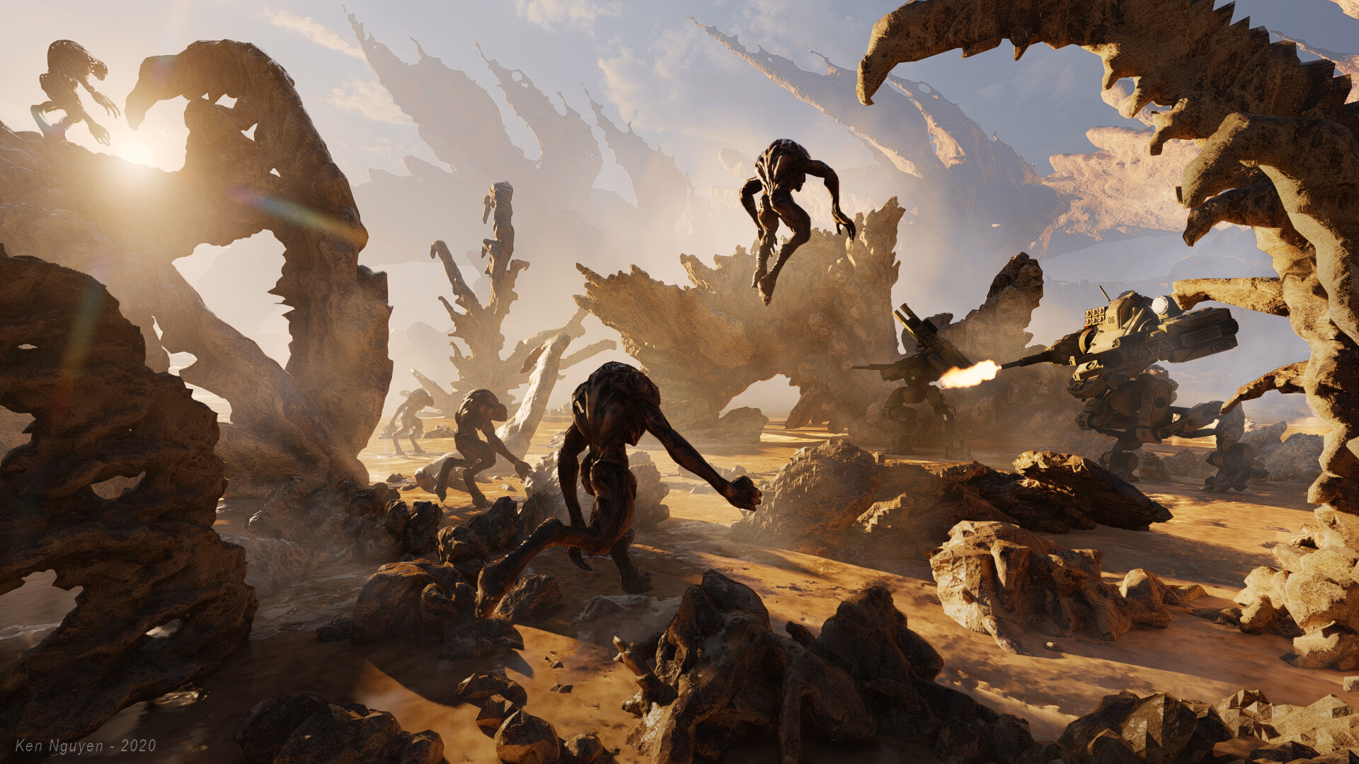 ArtStation - Exploring New Worlds - Alien Encounters