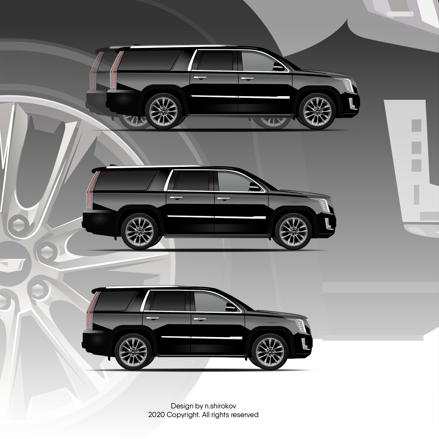 ArtStation - Cadillac Escalade