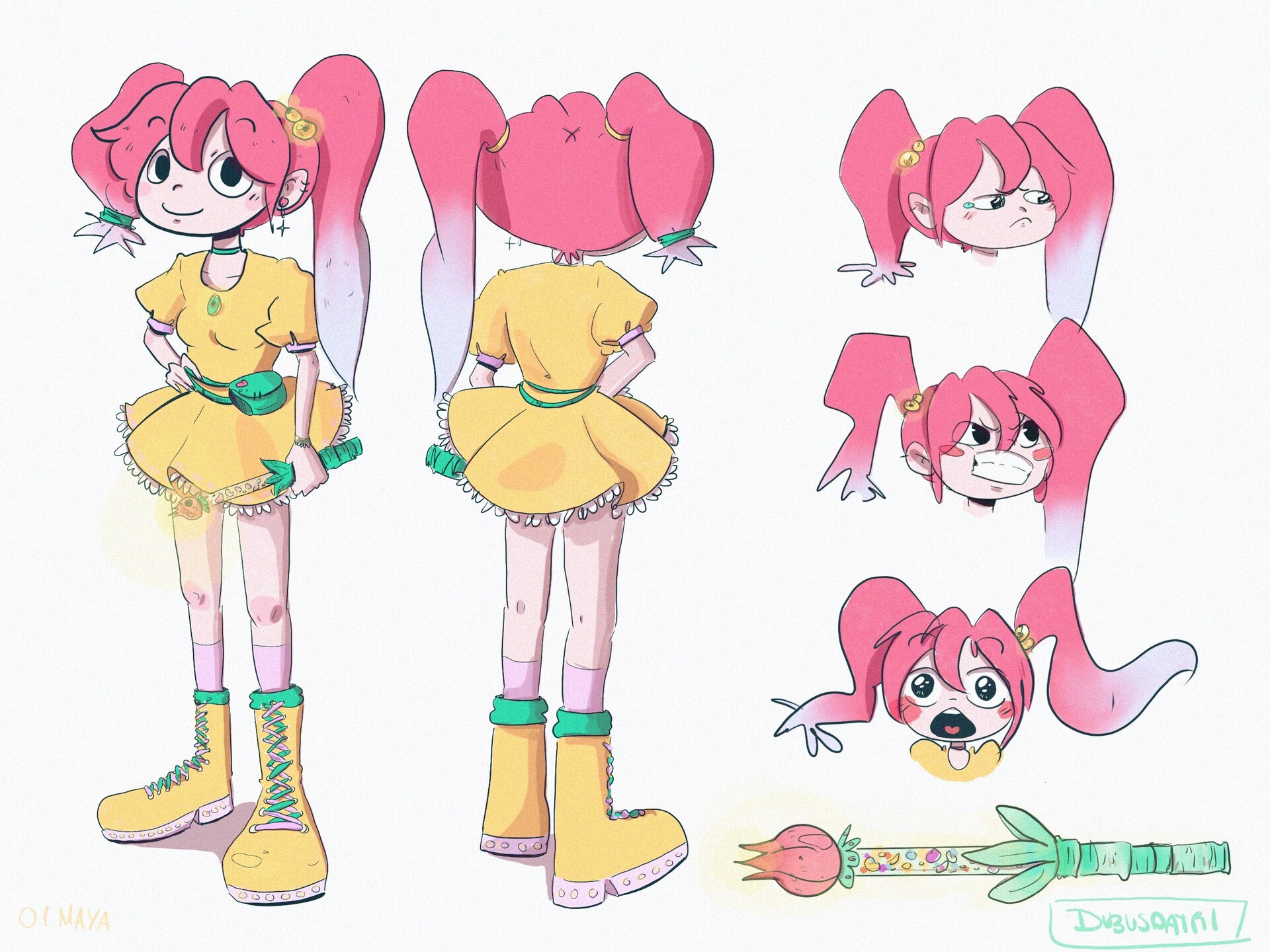 ArtStation - Character Design. “Maya”