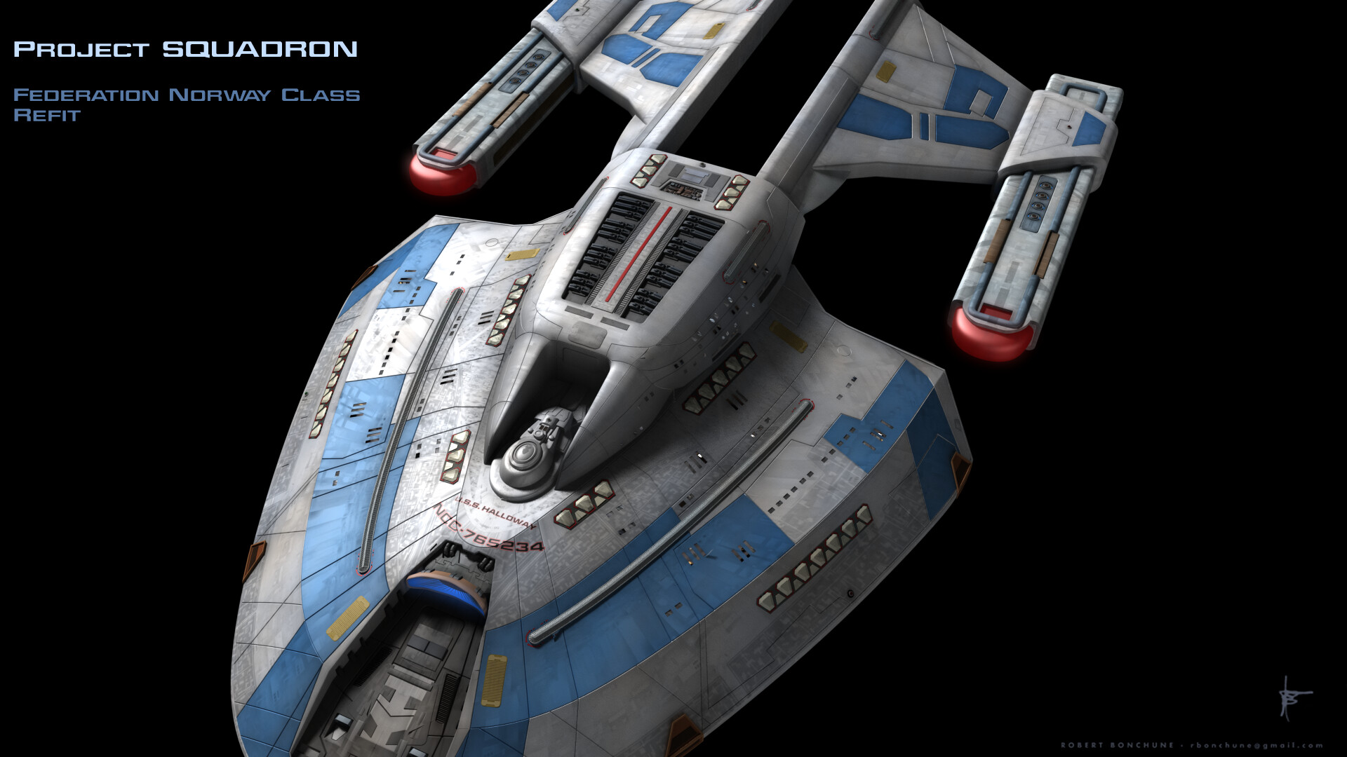 Robert Bonchune - Norway Class Refit (Project Squadron Star Trek fan ...