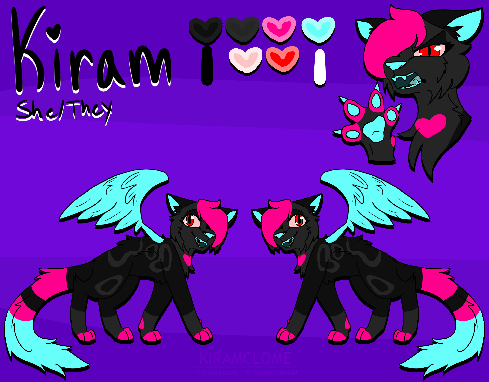 ArtStation - 5/2/2020 - "2020 Fursona Reference Sheet"