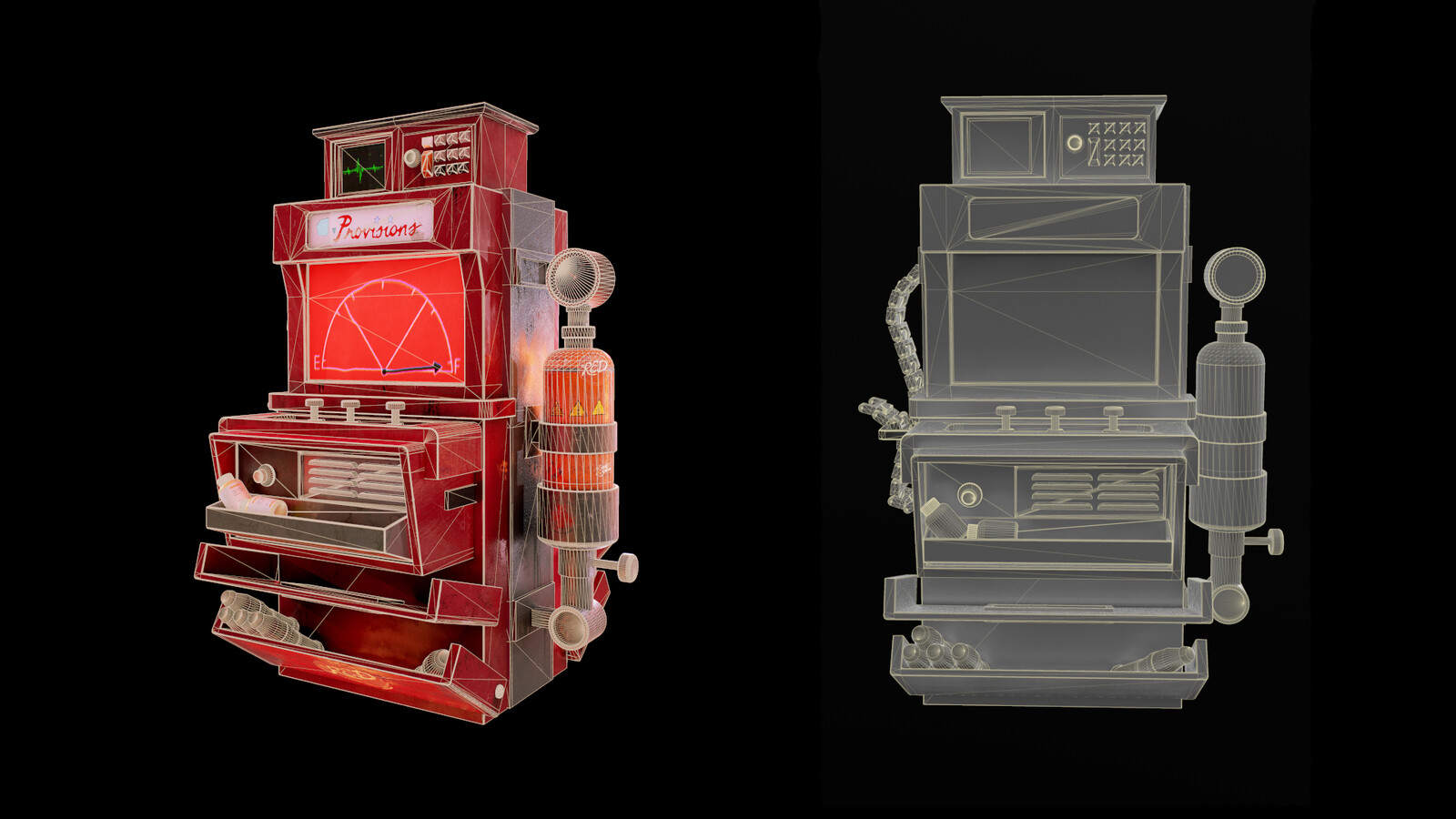 Trevor Gallois - Team Fortress 2 Dispenser Fan art