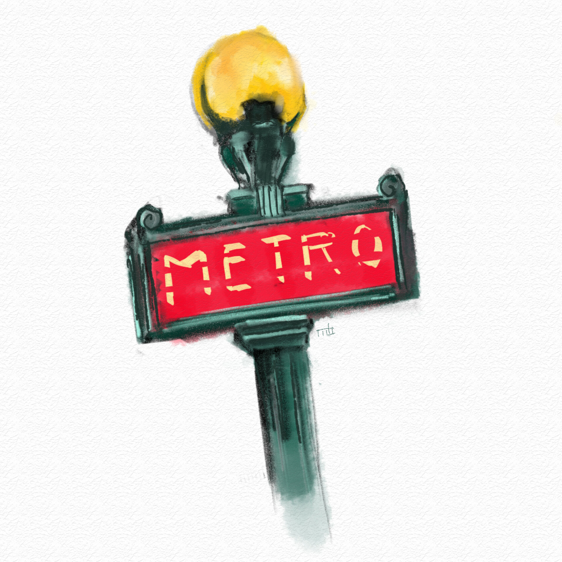ArtStation - Paris metro