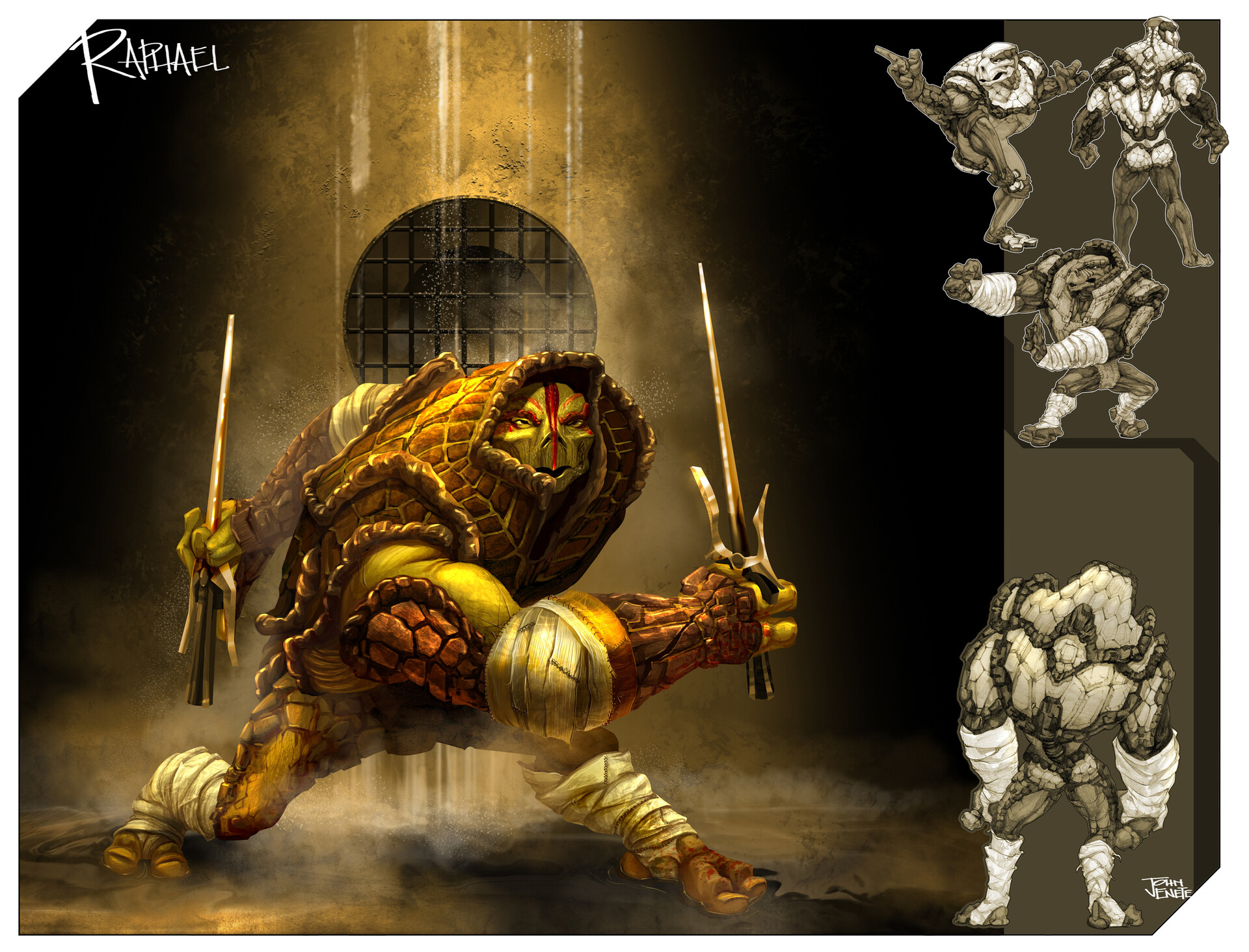 ArtStation - Ninja Turtle Redesign