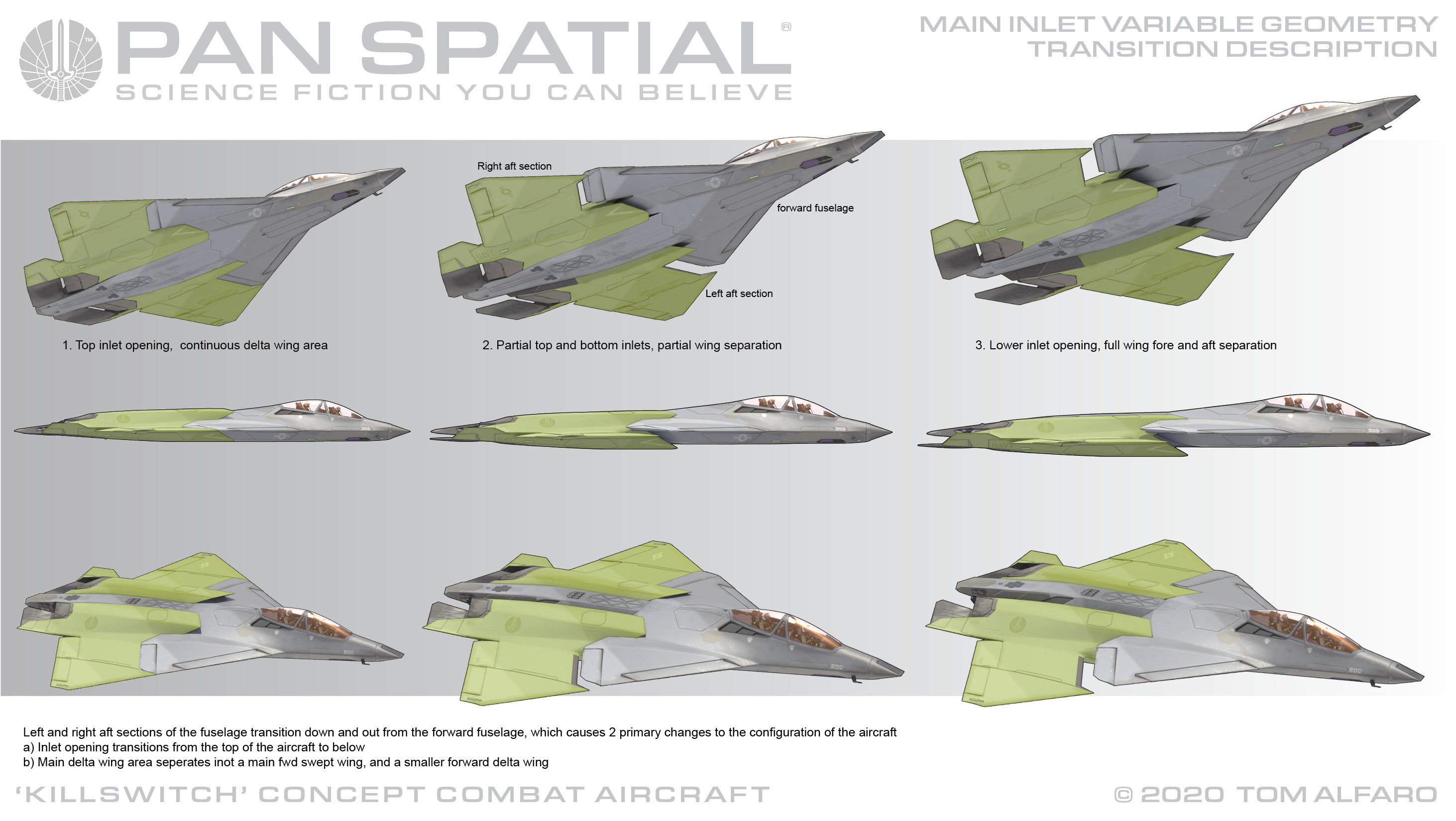 PAN SPATIAL Aerospace Concept Design - Killswitch Concept Combat ...