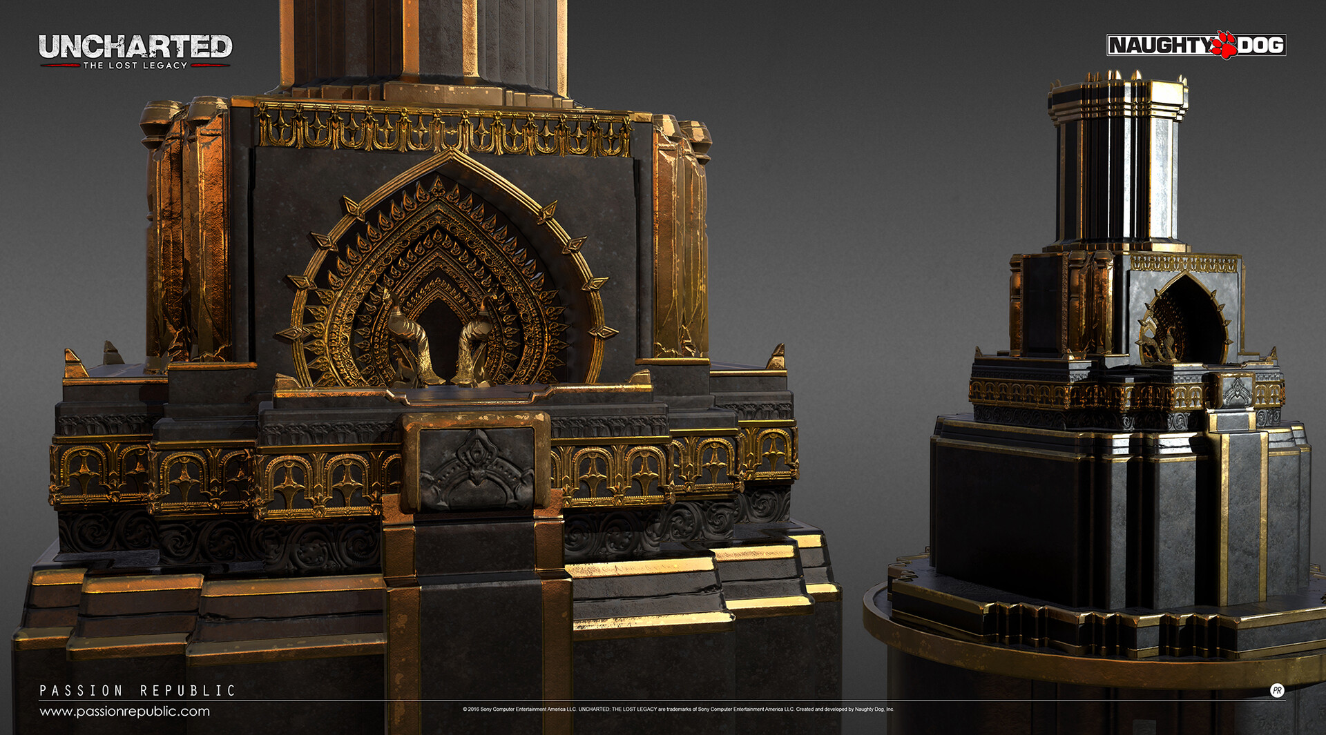 Passion Republic - Uncharted : The Lost Legacy Environment & Props Modeling