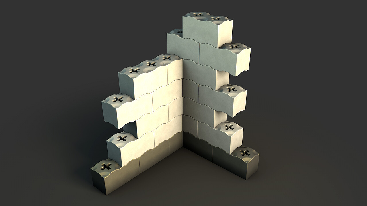 ArtStation - Commercial build bricks