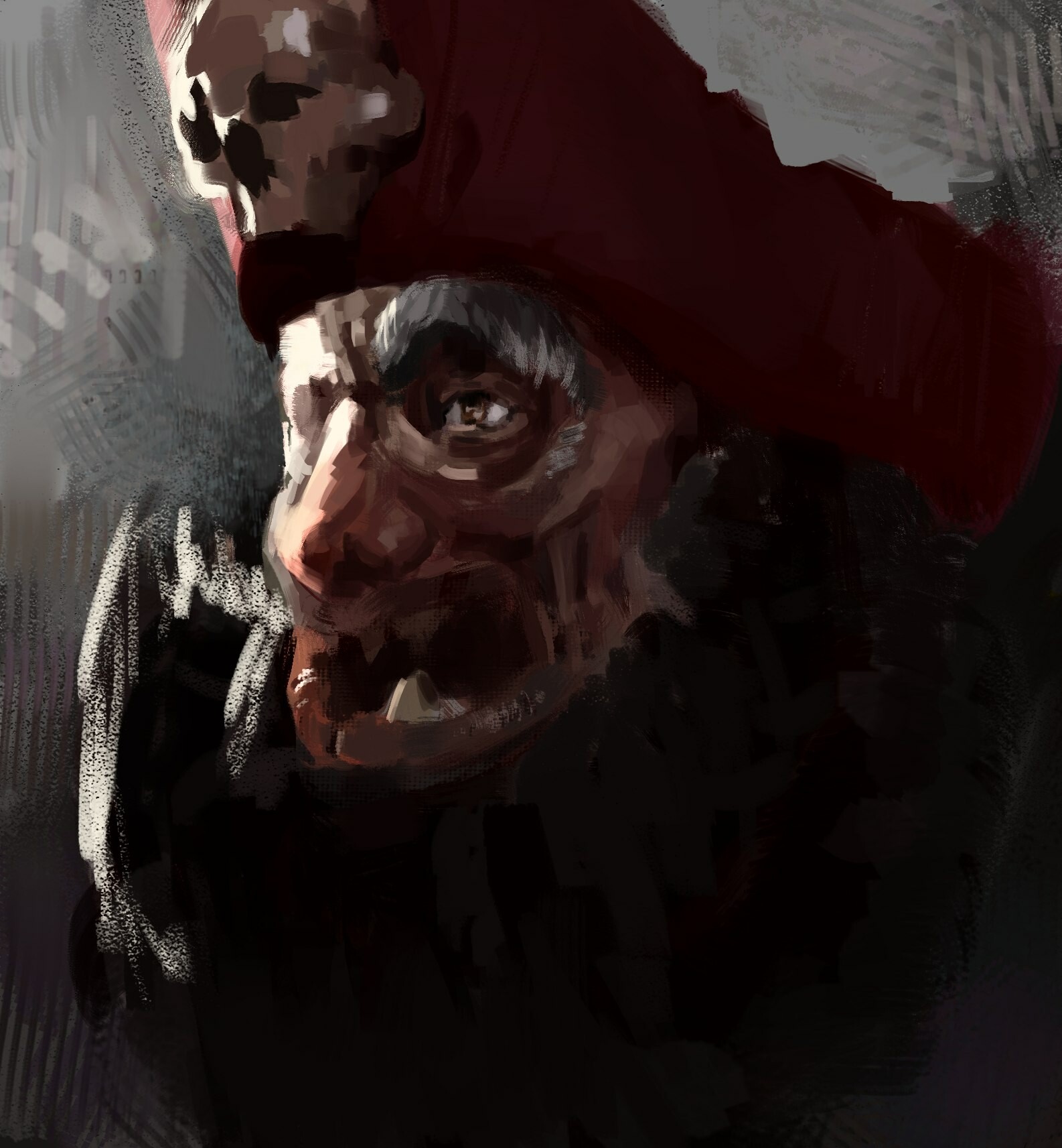 ArtStation - Portrait of a pirate inspired from the game called ...