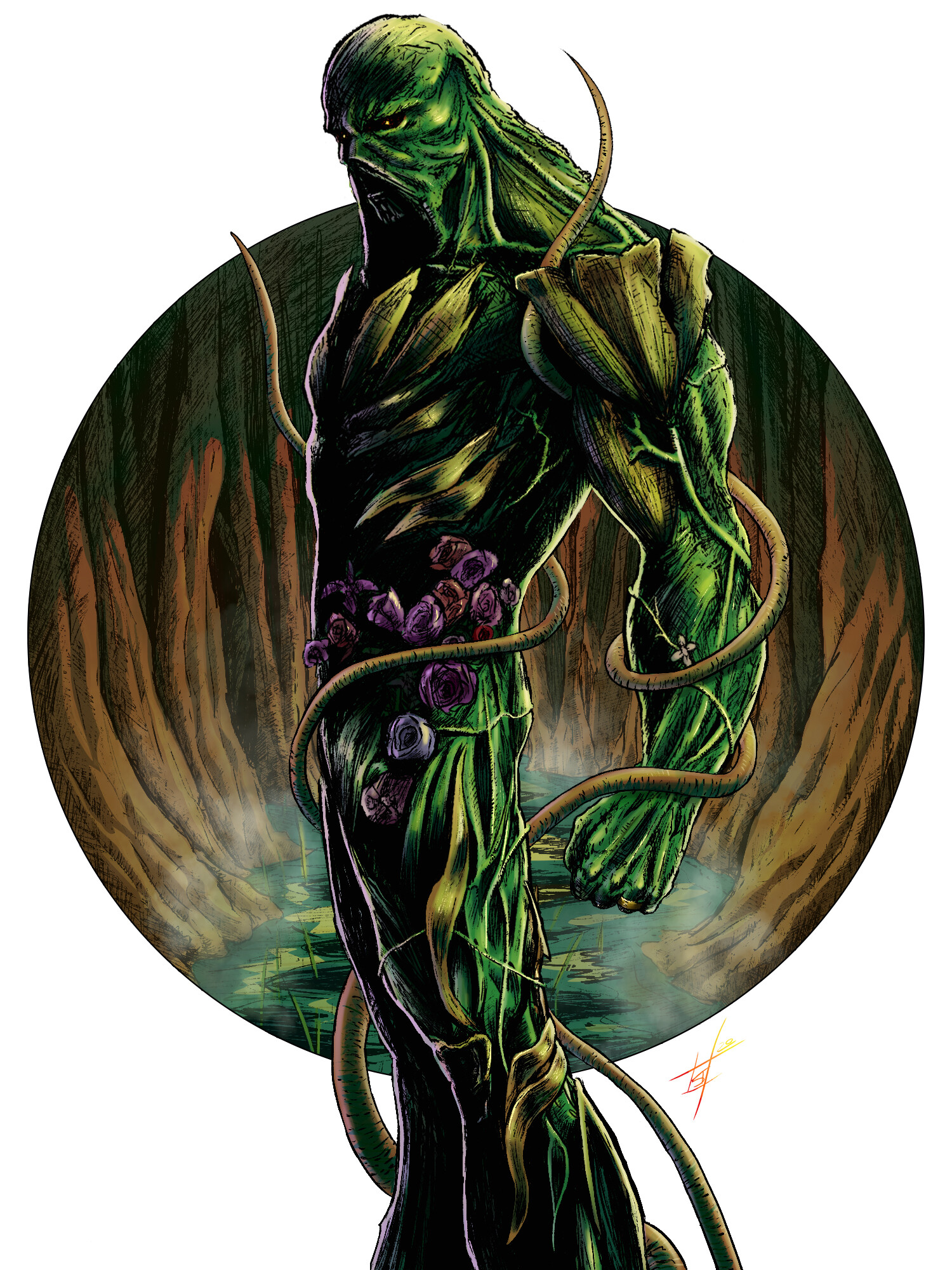 ArtStation - Swamp Thang 2020