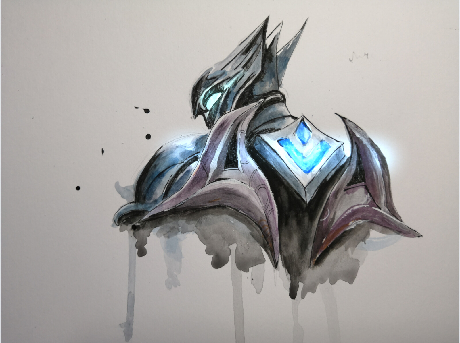 Frank Nguyen - Water-paint fan art