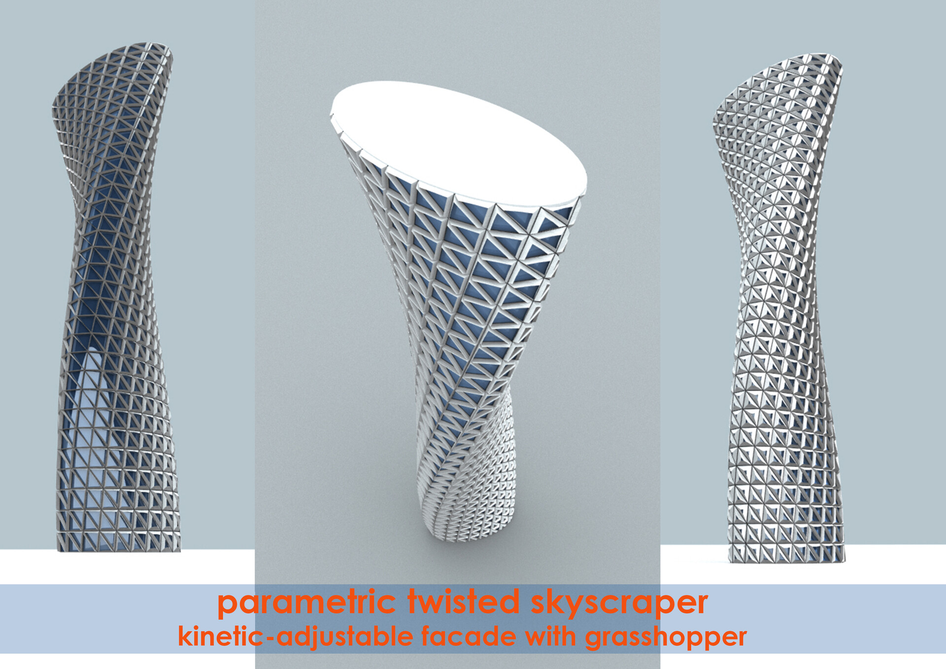 ArtStation - 3D model twisted skyscraper