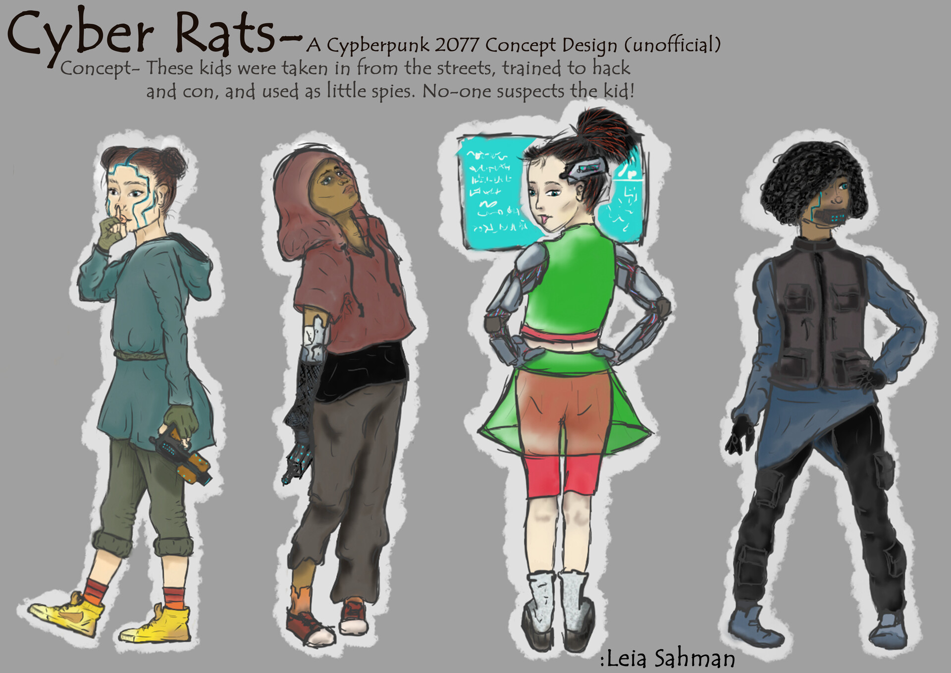 ArtStation - Cyber Rats - an unoffical concept for Cyberpunk 2077