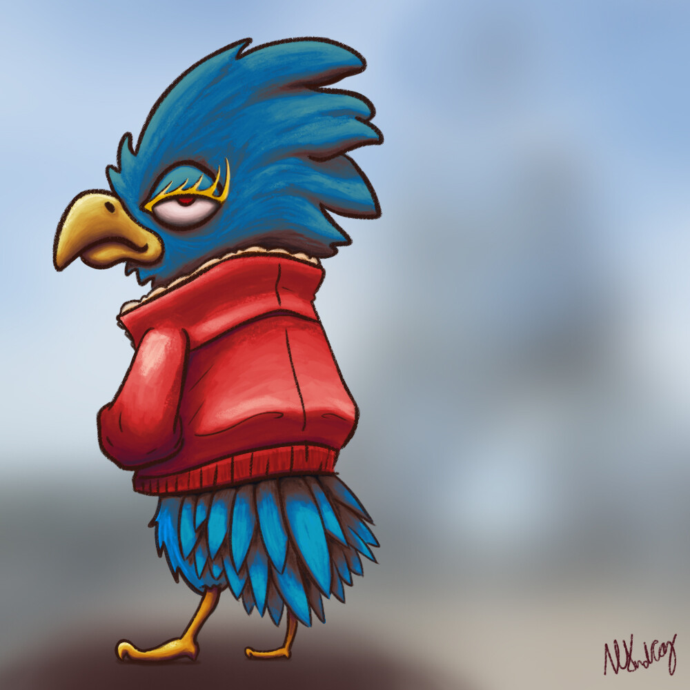 ArtStation - Bird character concept